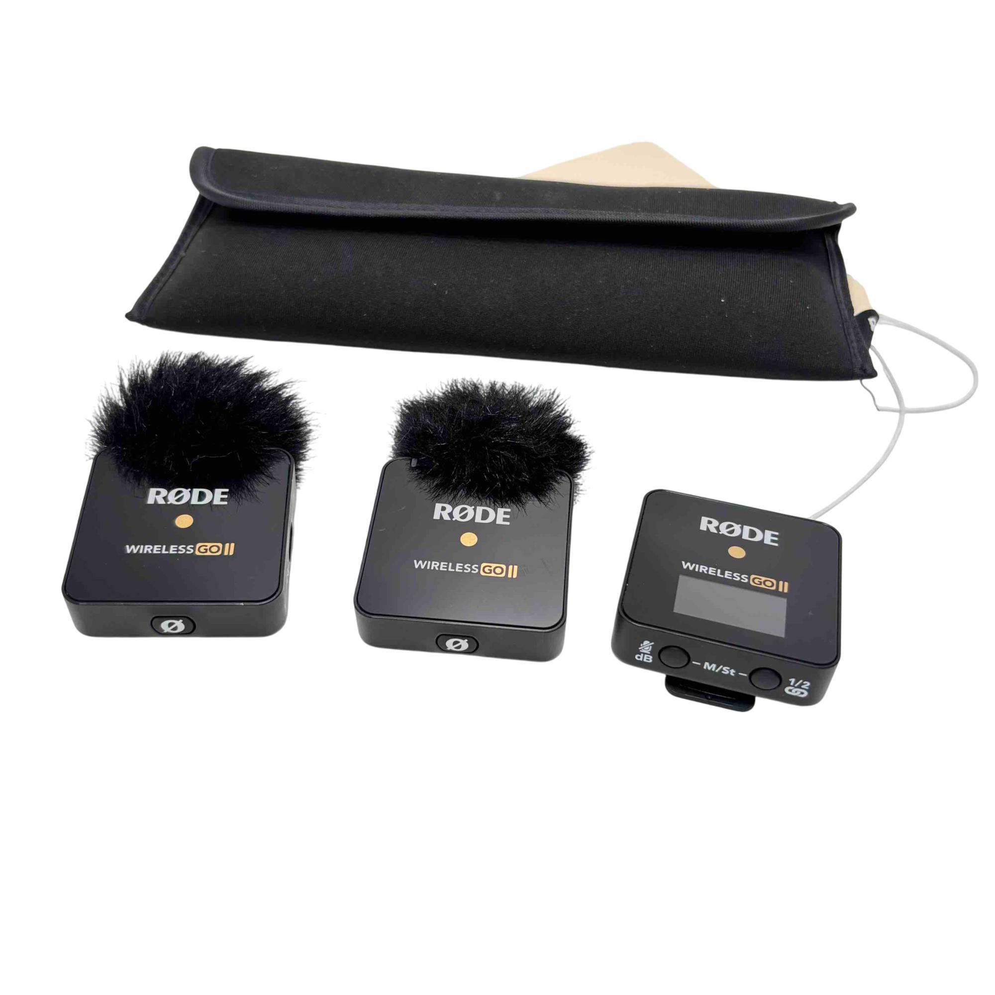 RØDE Wireless GO II Dual Channel Wireless Microphone System Black
