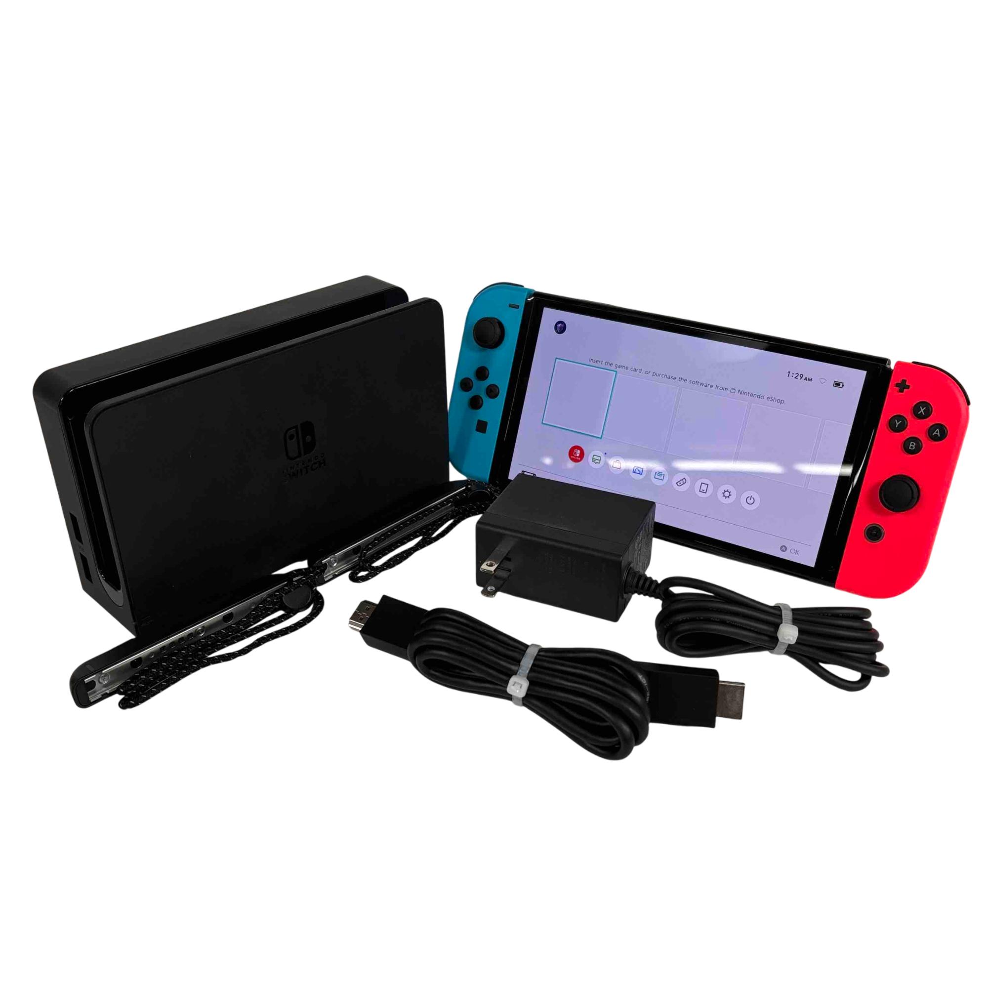 Nintendo Switch OLED HEG-001 64GB Handheld Portable Video Game Console ...
