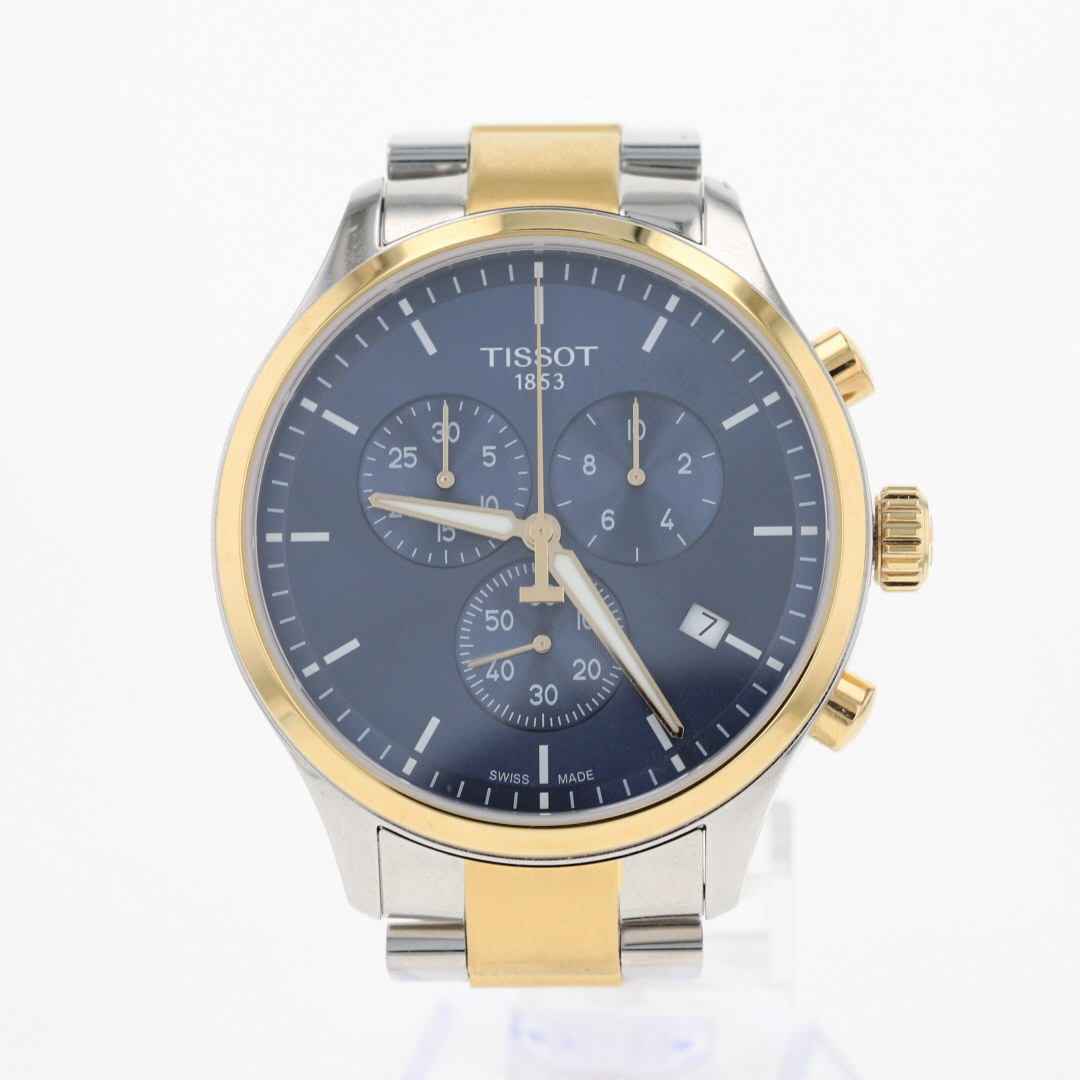 Tissot T-Sport Chrono 45mm Blue Dial Quartz Stainless Steel Men's ...