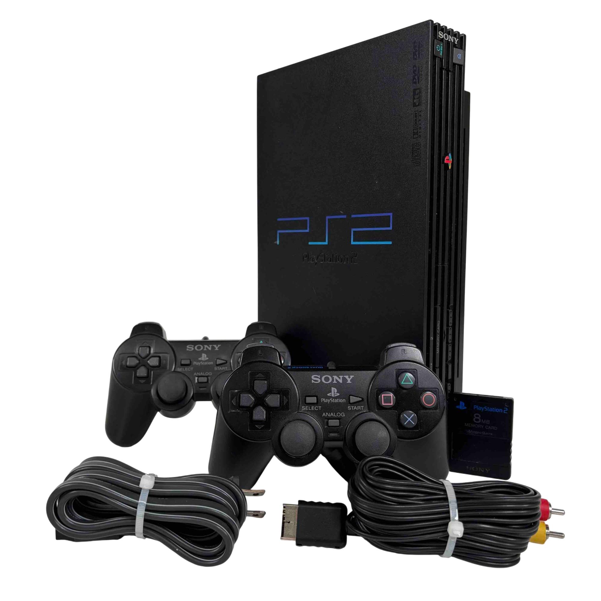 Sony PlayStation 2 SCPH-35001 Black Body Home Video Game Console - 7323