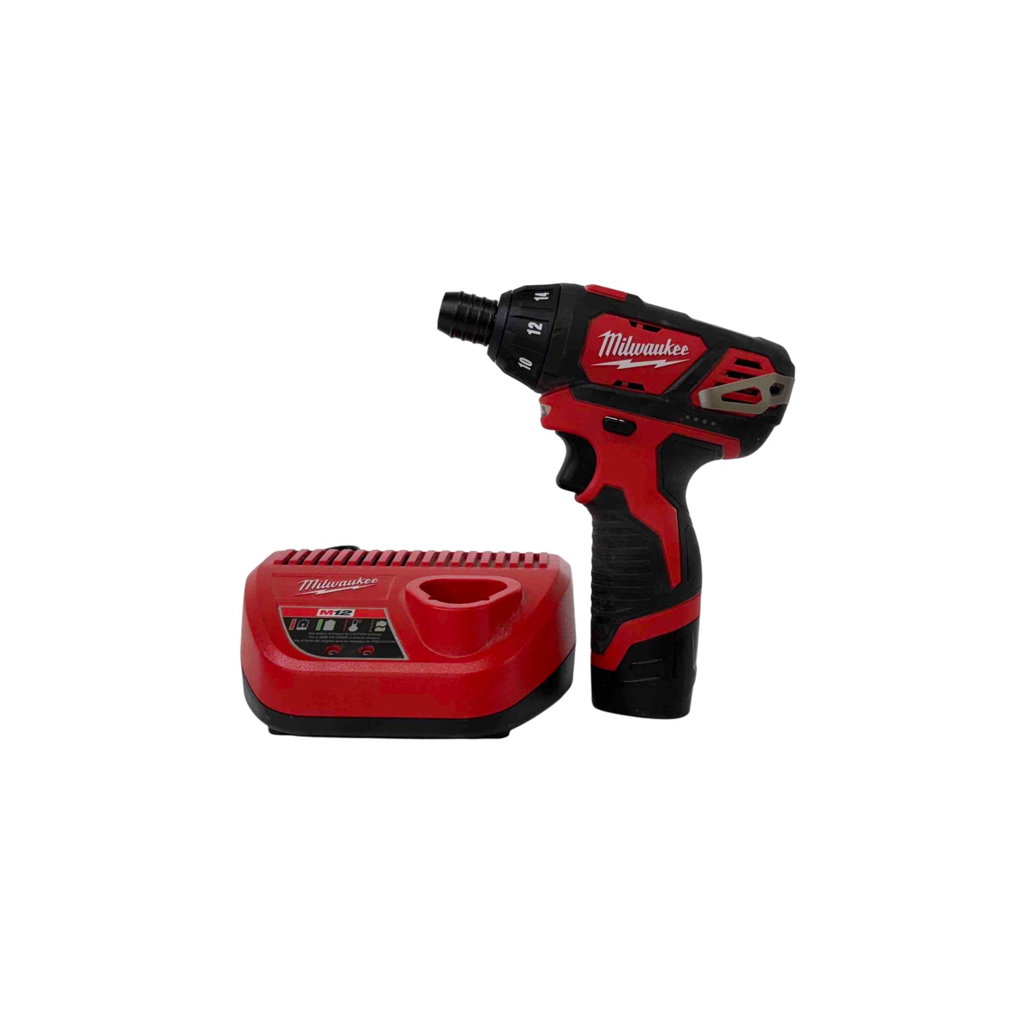 Milwaukee 2401-20 M12 12-Volt Lithium-Ion Cordless 1/4 in. Hex Screwdriver