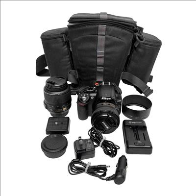 Nikon D3100 14.2 MP DX-Sensor 3.0 in. TFT-LCD Digital Camera/Lens Combo