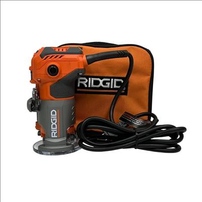 RIDGID R2401 5.5 Amp Compact Fixed-Base Corded Router Corded Router