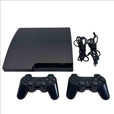 Sony PlayStation 3 Slim CECH-3001B 320GB Charcoal Black Video Game ...