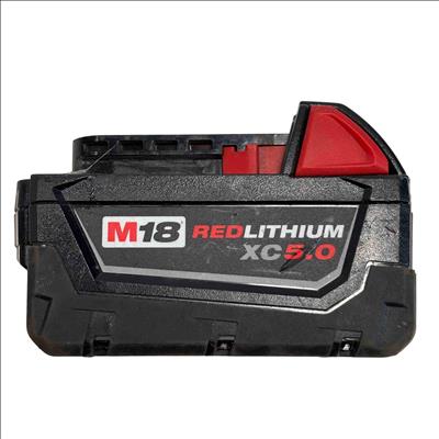 Milwaukee 48-11-1850 M18 REDLITHIUM XC5.0 18V 5Ah Battery Pack