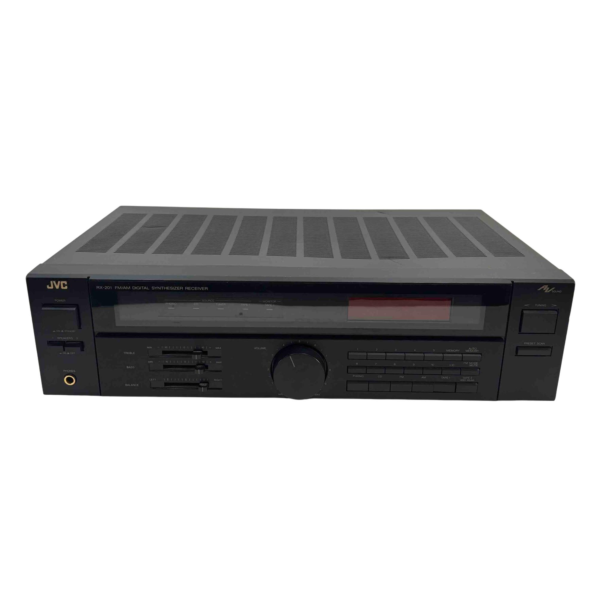 JVC RX-201 FM/AM Digital Synthesizer Stereo Receiver - 7680