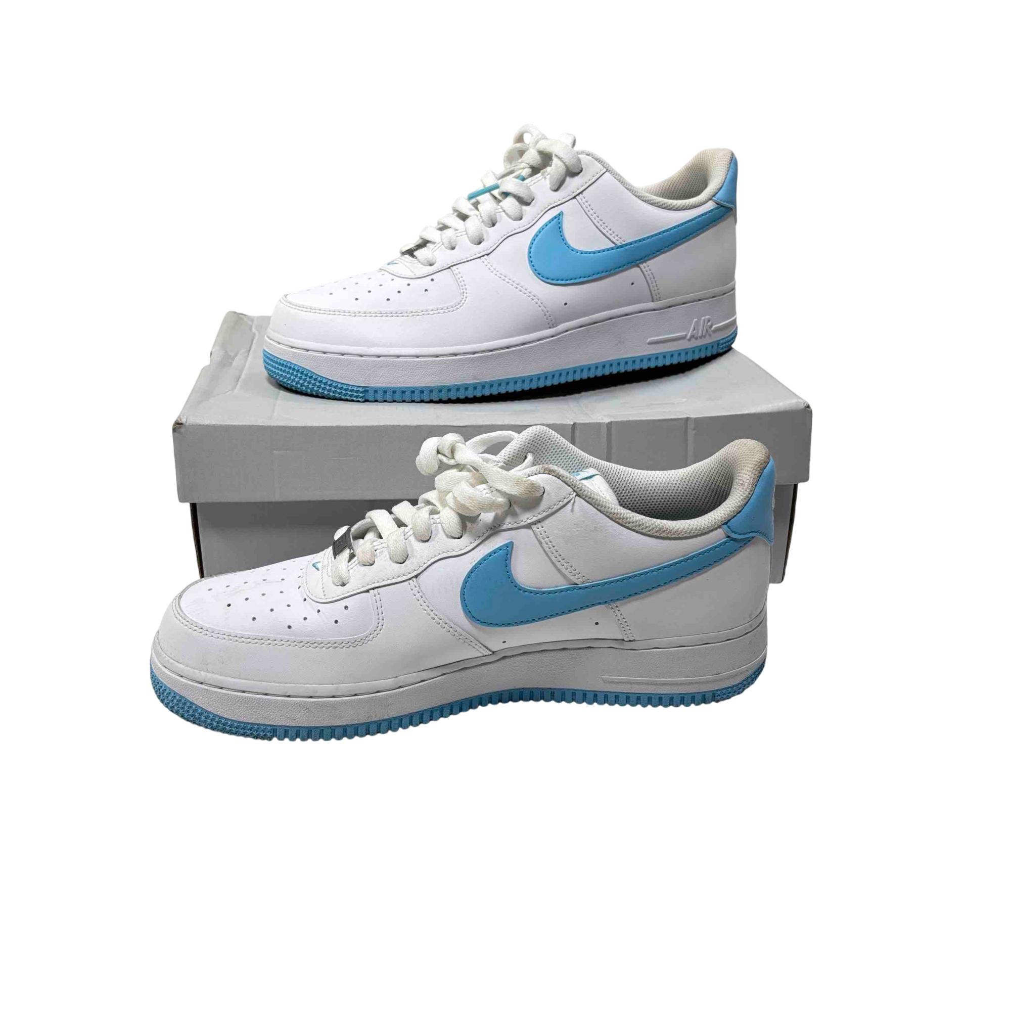 Nike Air Force 1 07 White/Aquarius Blue (FQ4296-100)