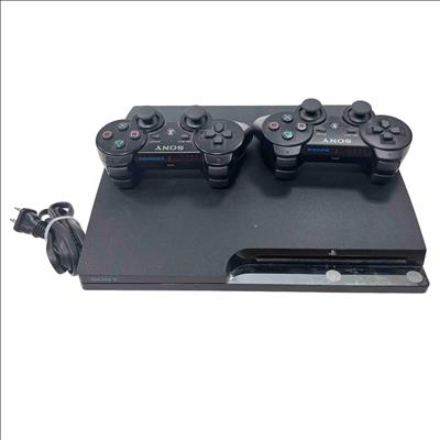 Sony PlayStation 3 Slim CECH-2501A 160GB HDD Black Body Video Game Console