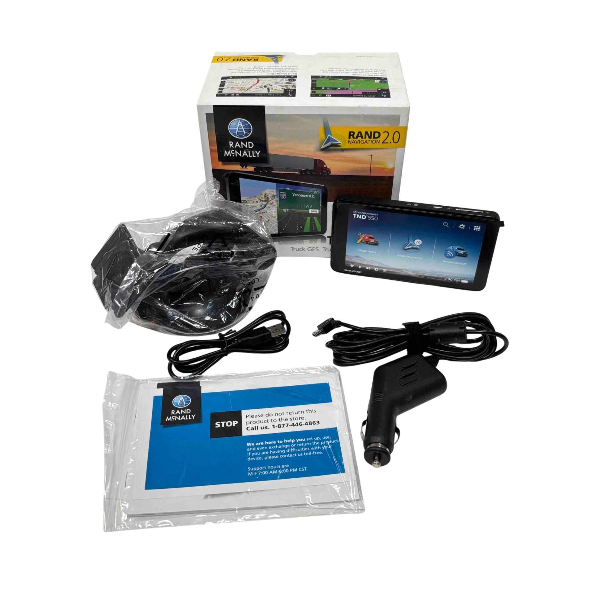 Rand McNally TND 550 Truck GPS Navigation System