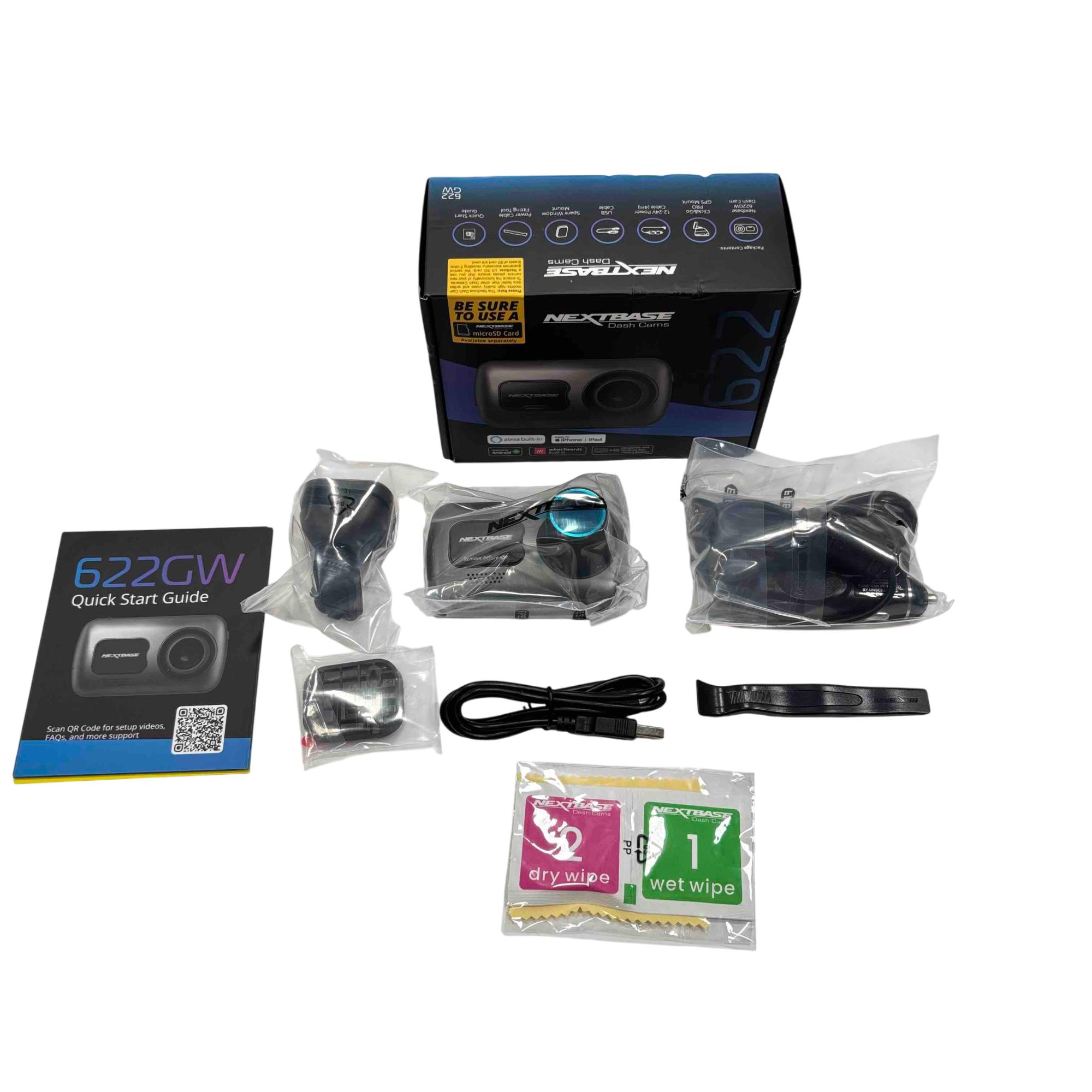 Nextbase Compact Car Dash Camera Kit 622GW