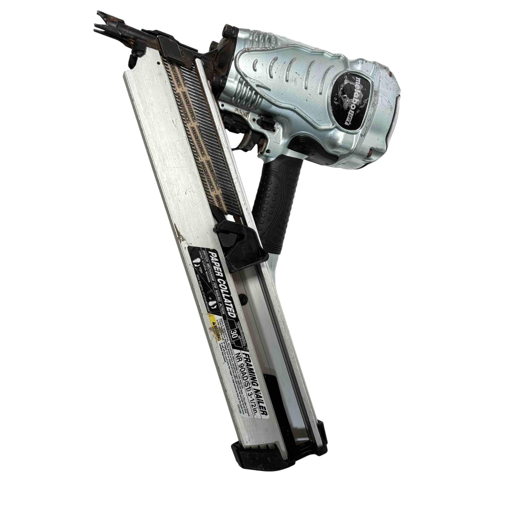 Metabo HPT NR90AD(S1) Pneumatic 3-1/2" 30° Paper Collated Framing ...