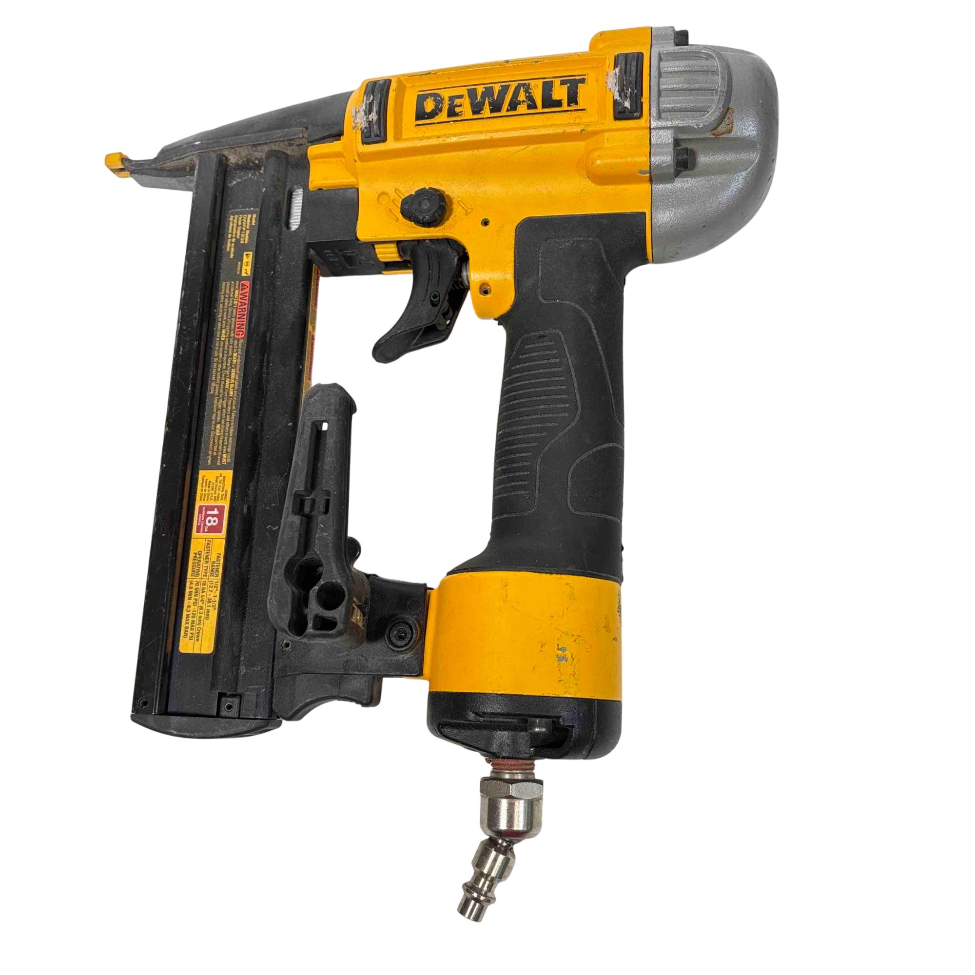 DeWalt DWFP1838 Pneumatic 18-Gauge 1/4" Crown Corded Stapler 1838
