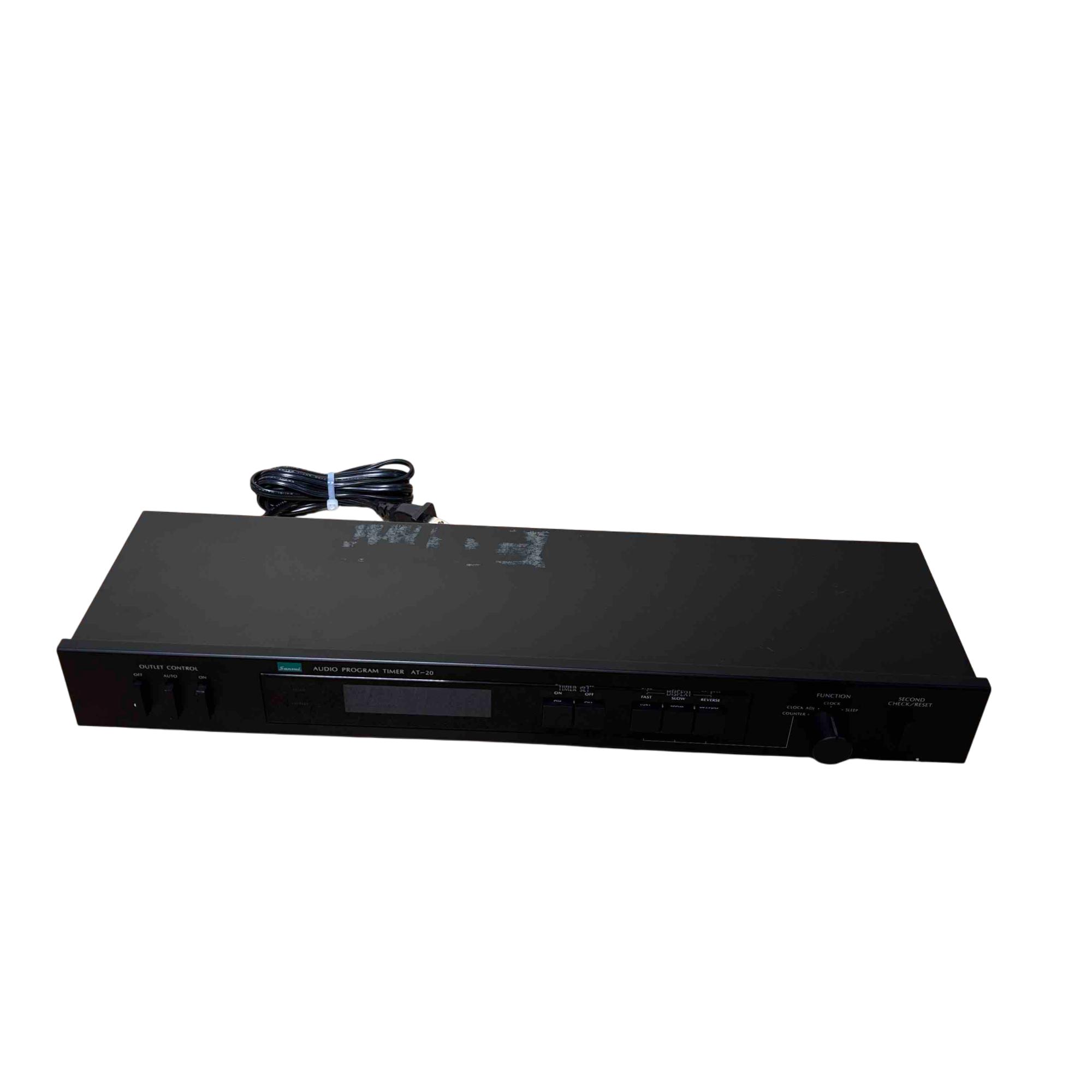Sansui AT-20 Black Corded Audio Program Timer 0218