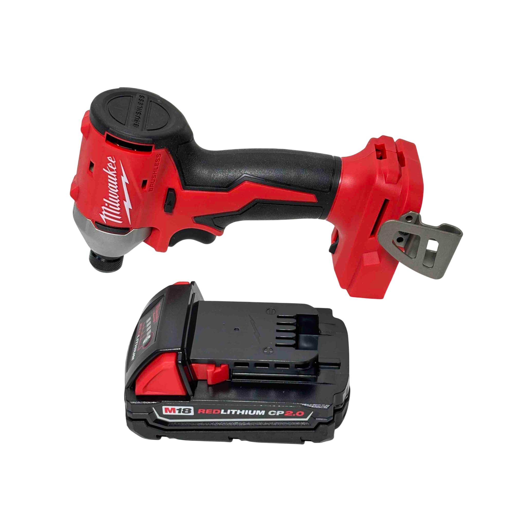 Milwaukee Tools 3651-20 M18 1/4" Hex 3-Speed Impact Driver/48-11-1820 ...