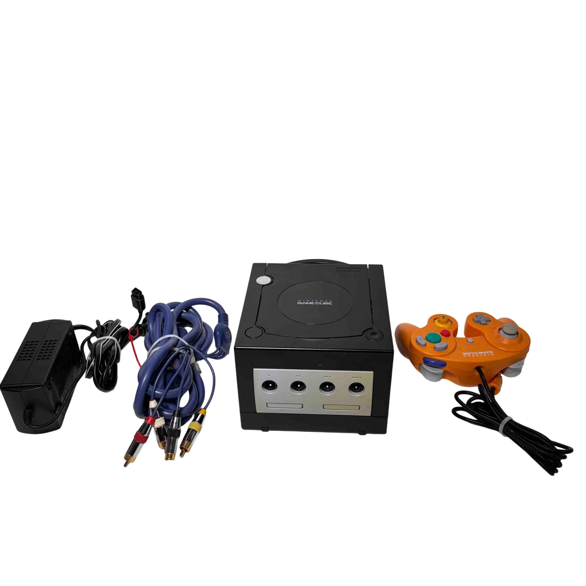 Nintendo GameCube DOL-001(USA) Black Home Video Gaming Console 0179