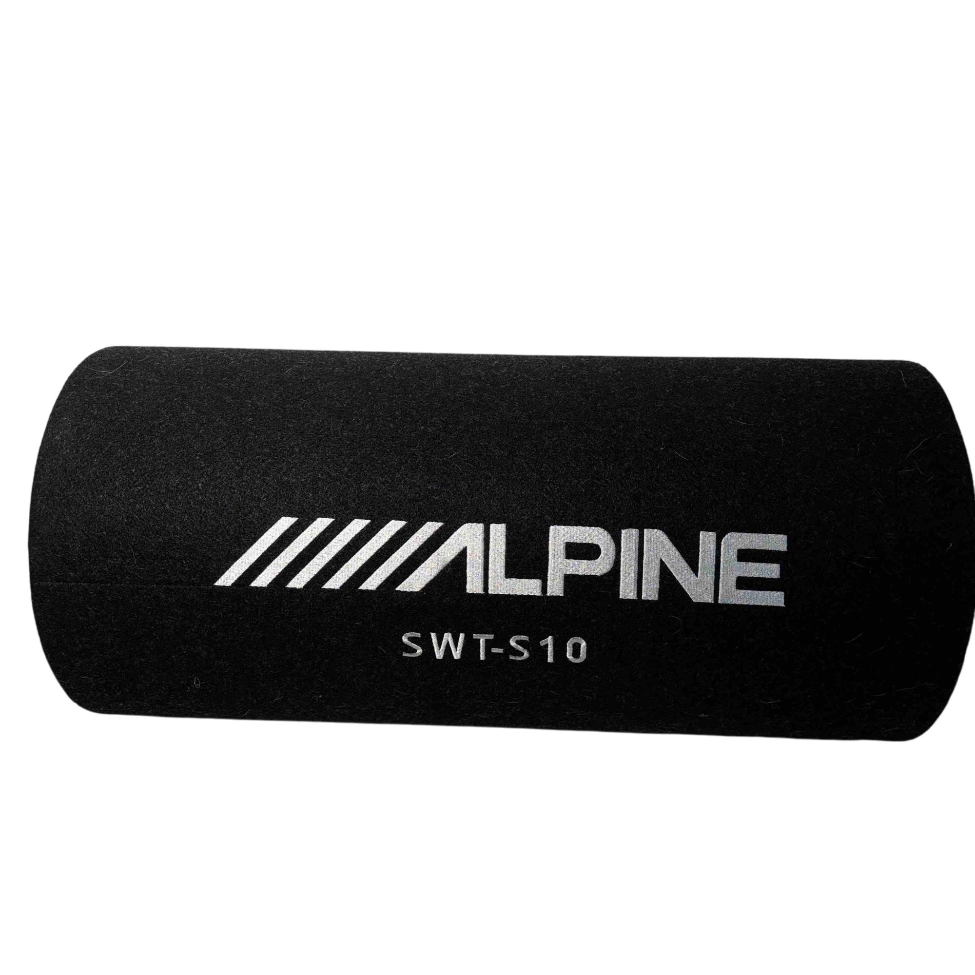 Alpine SWT-S10 Black 1200W Max (250W RMS) Single 10" Sealed Subwoofer