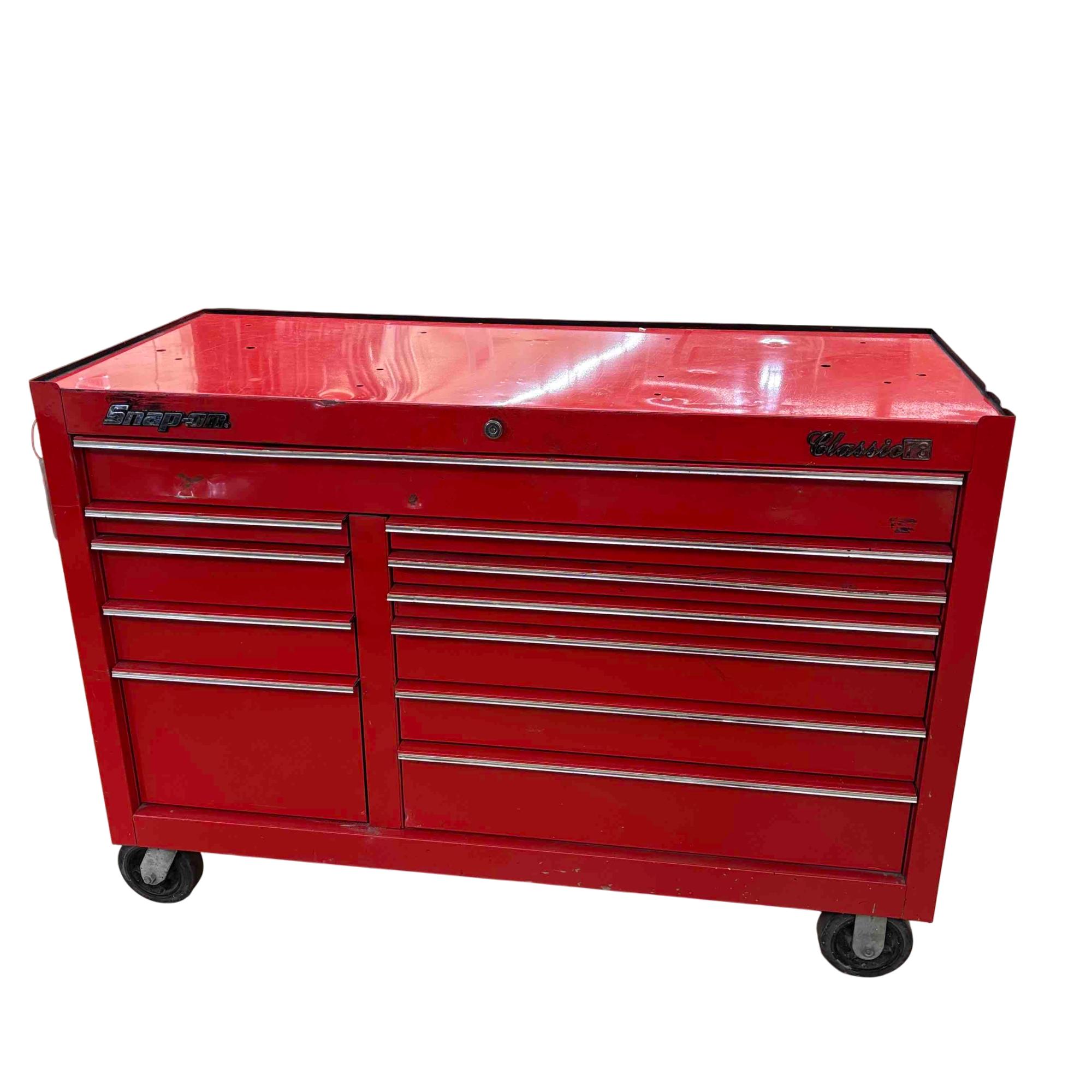 Snap-on KRA2411PBO 55" 11Drawer Double Bank Classic Series Roll Cab ...