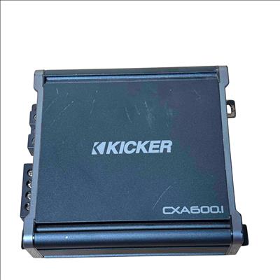 Kicker CXA600.1 Black 1200W / 300W x 1 @ 4 Ohms RMS Class D Mono ...