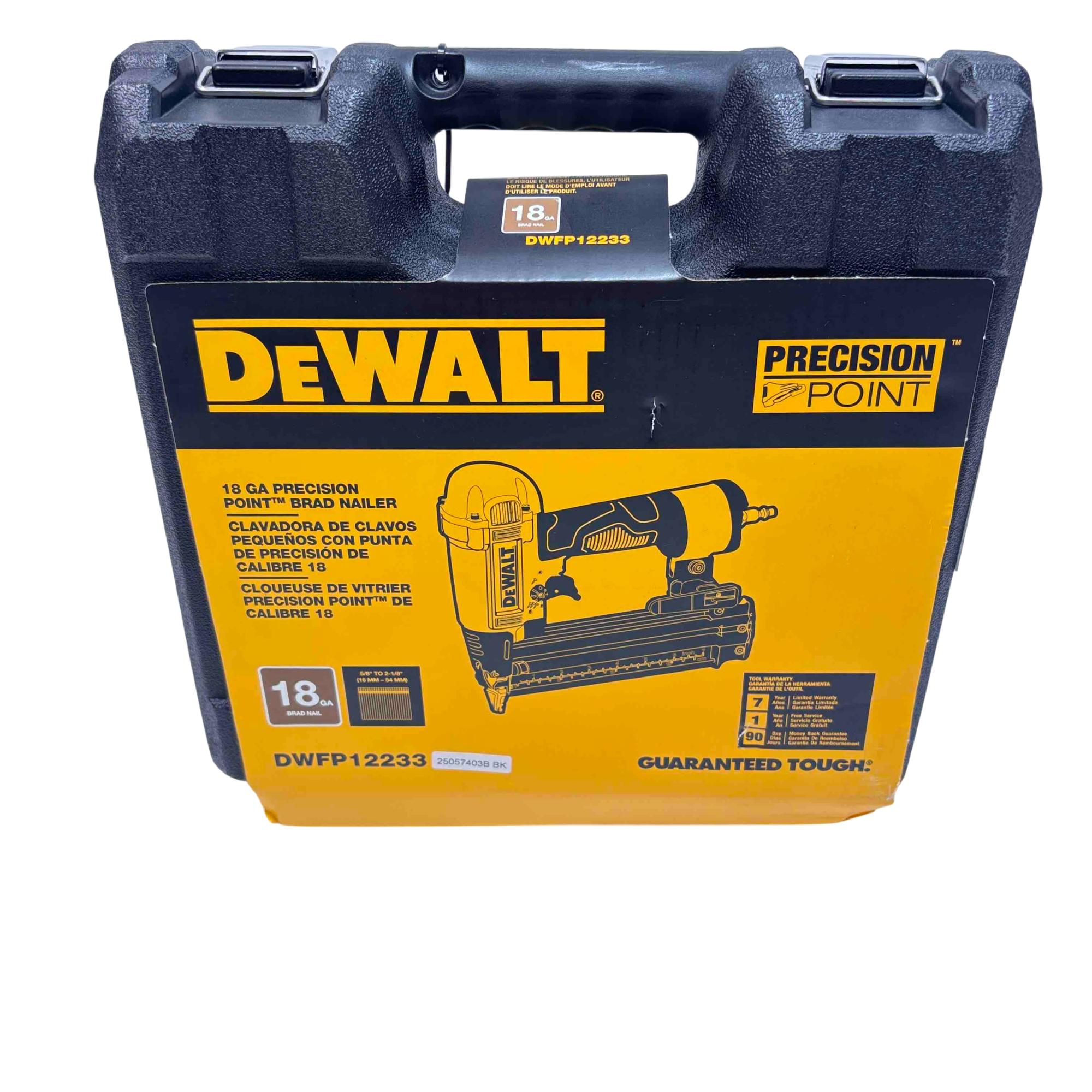 DeWalt DWFP12233 18-Gauge Pneumatic Brad Nailer
