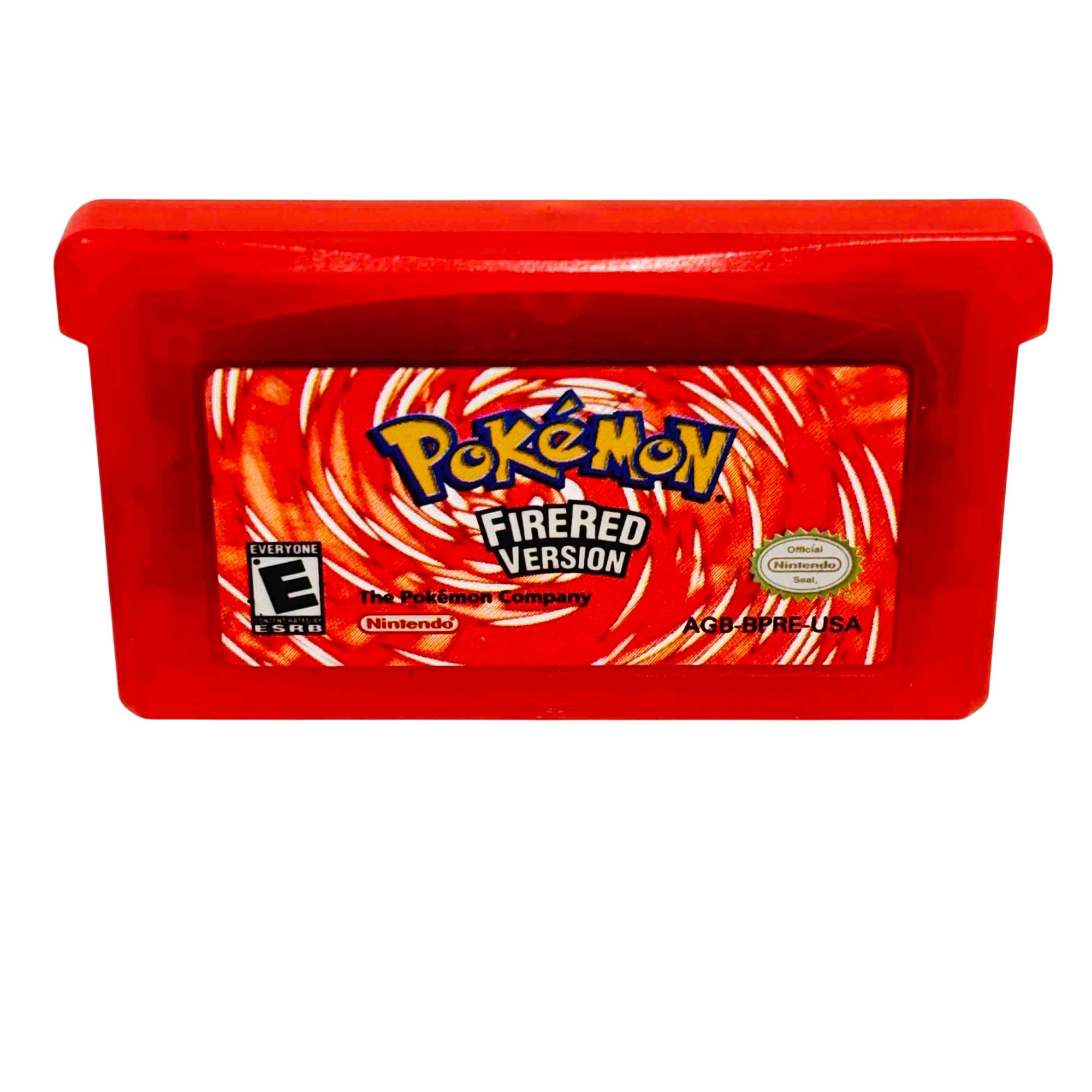 Nintendo Pokémon FireRed Version Game Boy Advance Video Game Cartridge