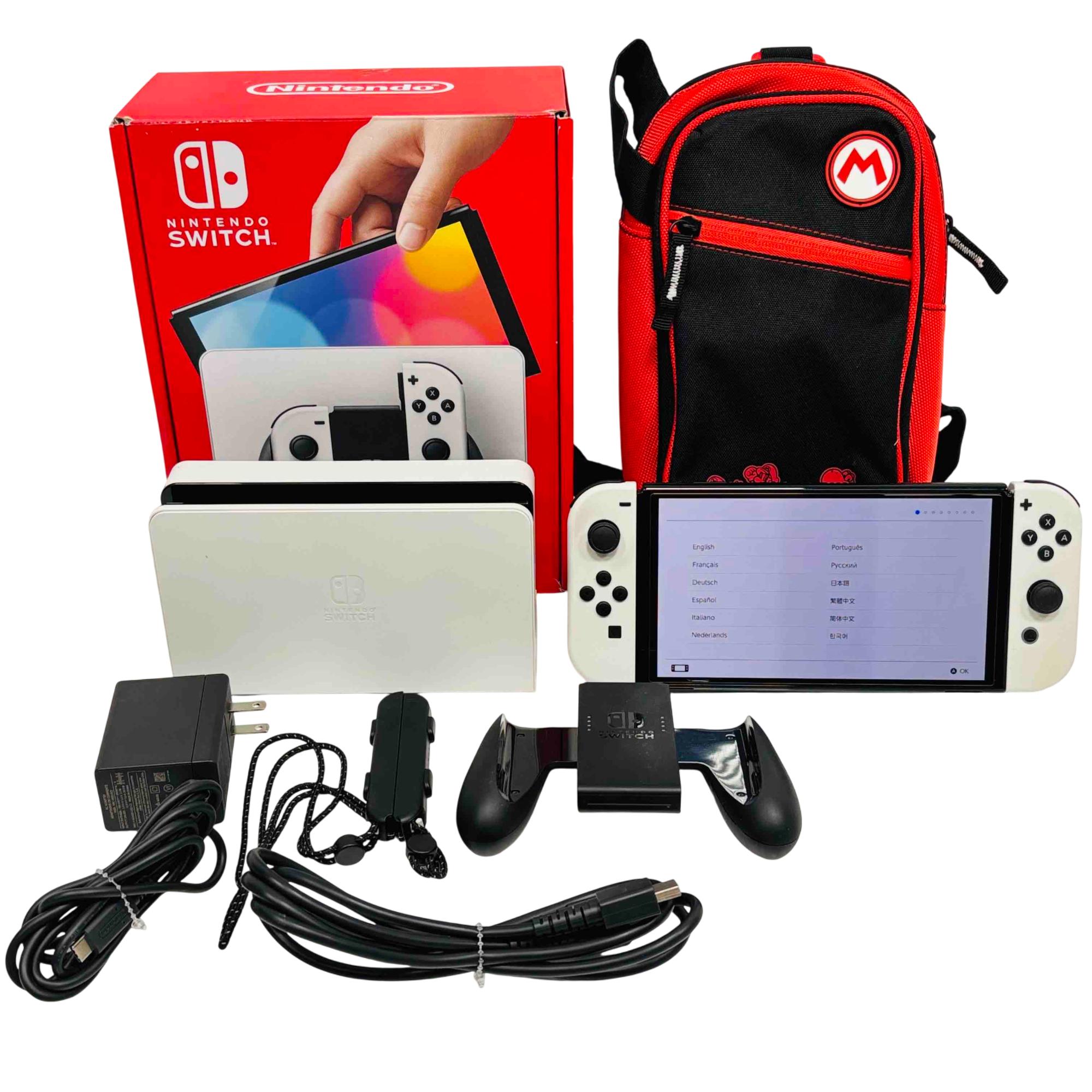 Nintendo Switch OLED HEG-001 64GB Video Game System - 1940