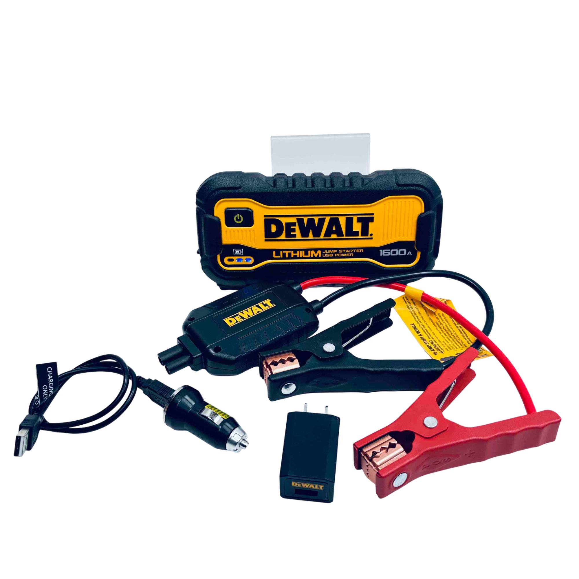 DeWalt DXAELJ16 Lithium Jump Starter USB Power Bank 1600 Peak Amp