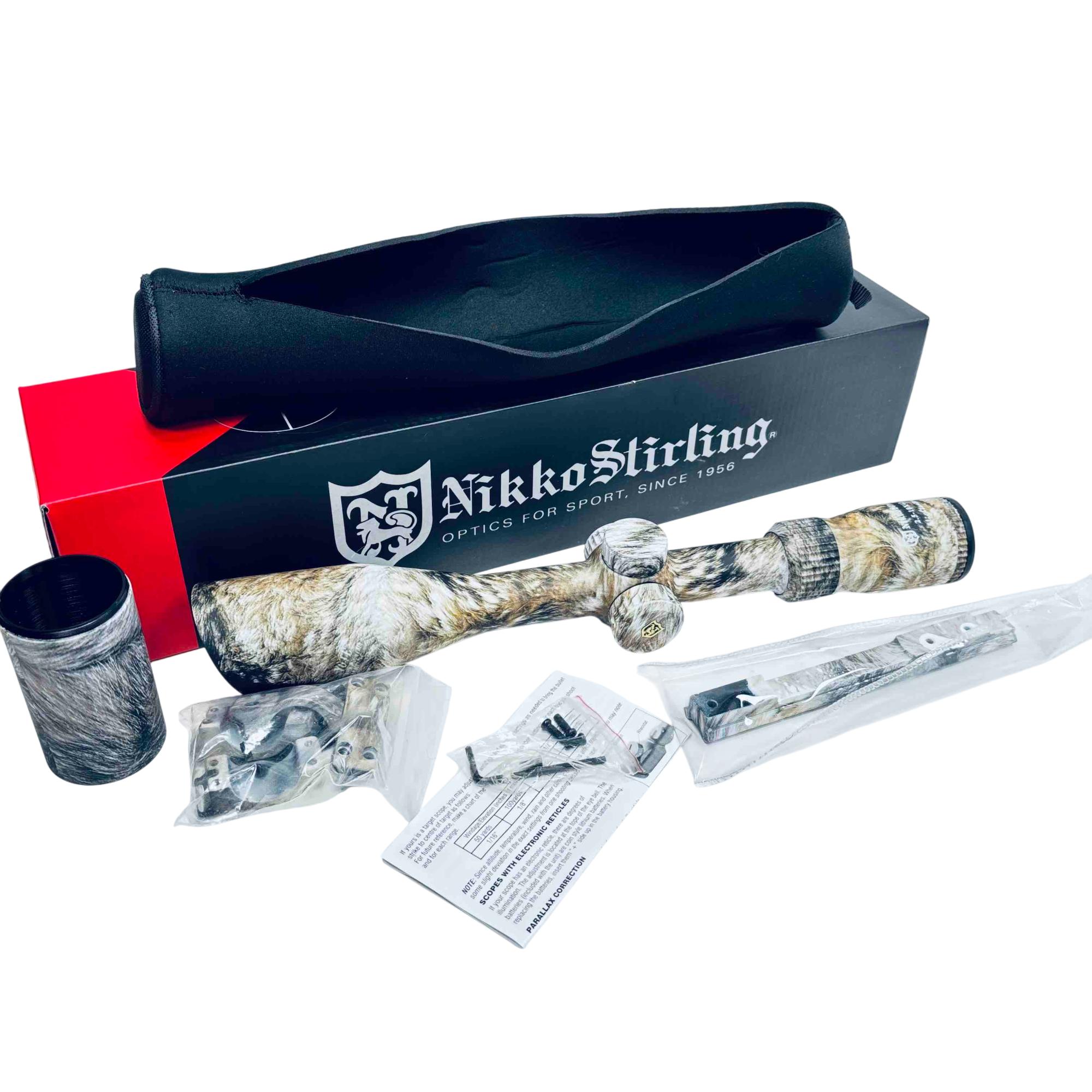 Nikko Stirling Nighteater 2.5-10x42 4Plex Target Master Scope Camo Finish