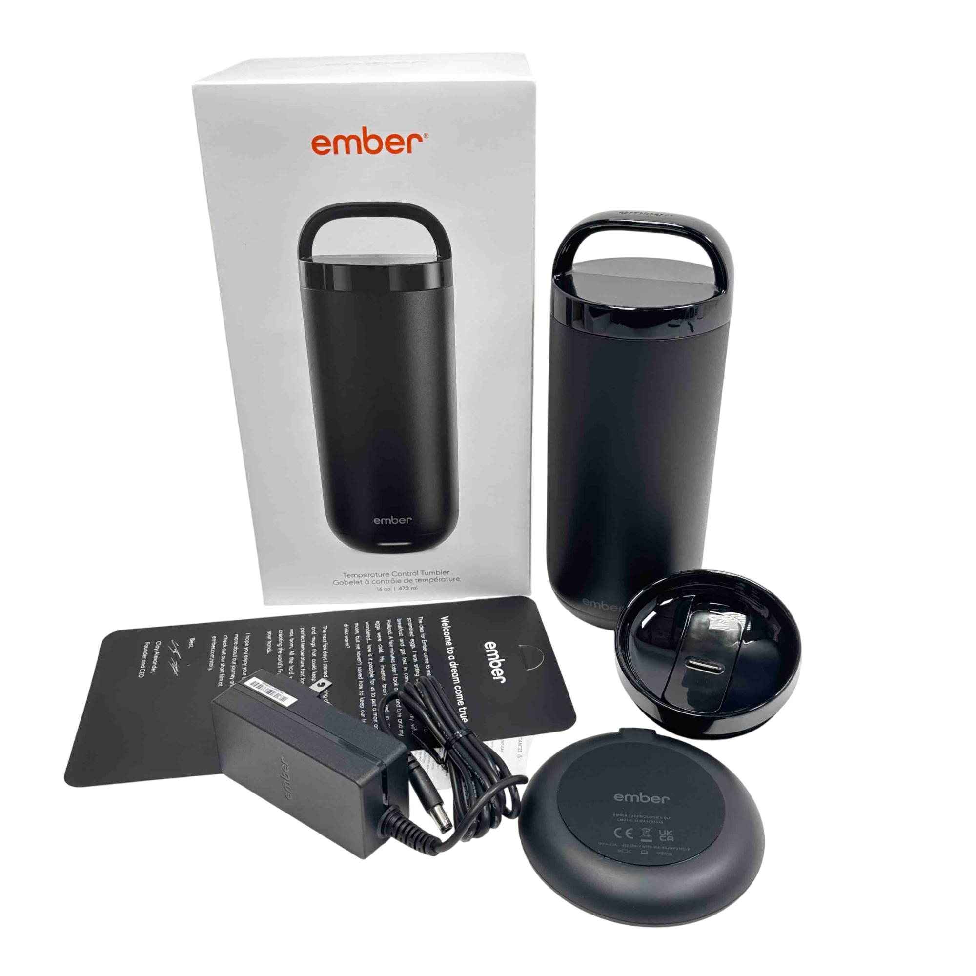 Ember Temperature Control Tumbler 16oz Slate Black 0502
