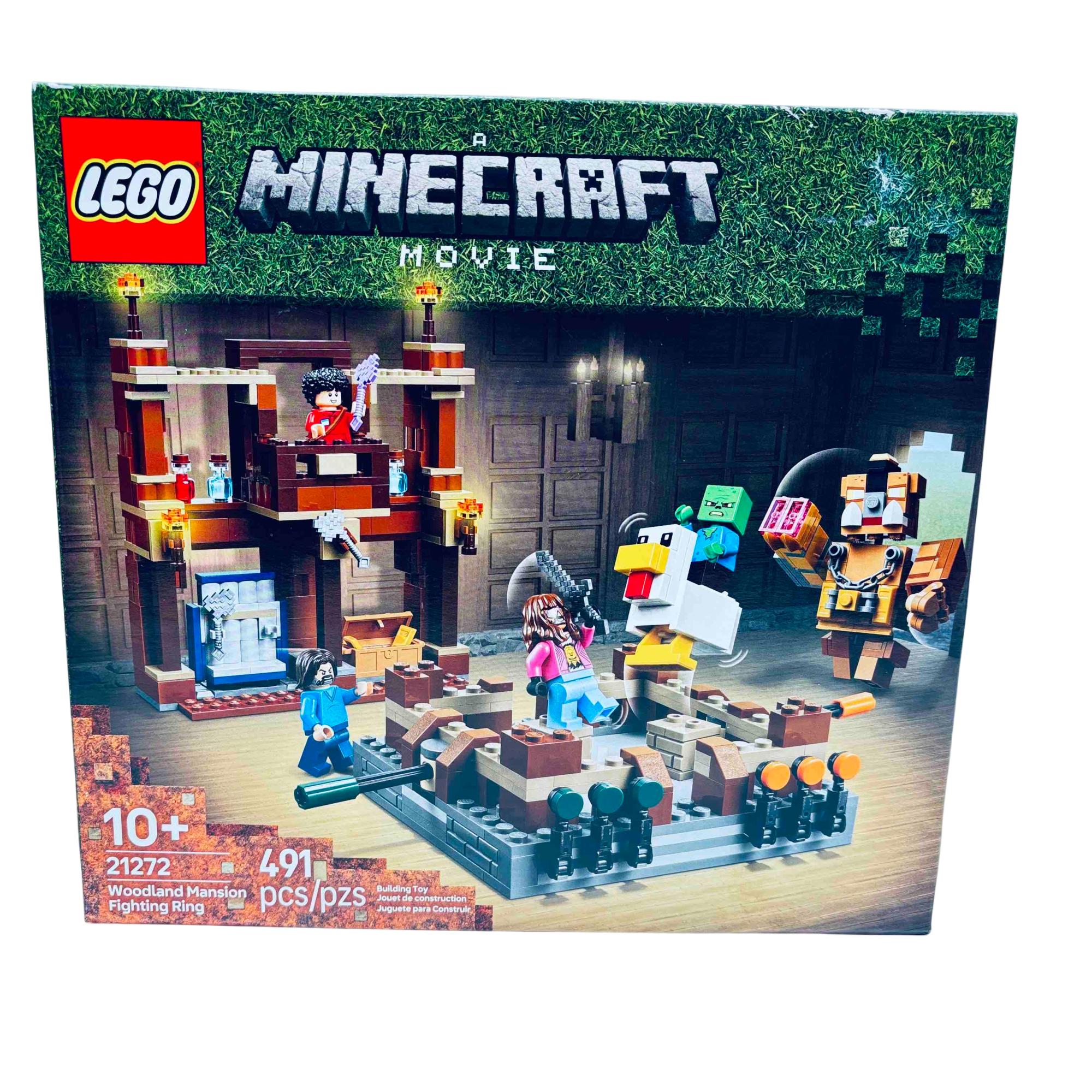 LEGO Minecraft 21272 Woodland Mansion Fighting Ring Building Set 491 Pieces