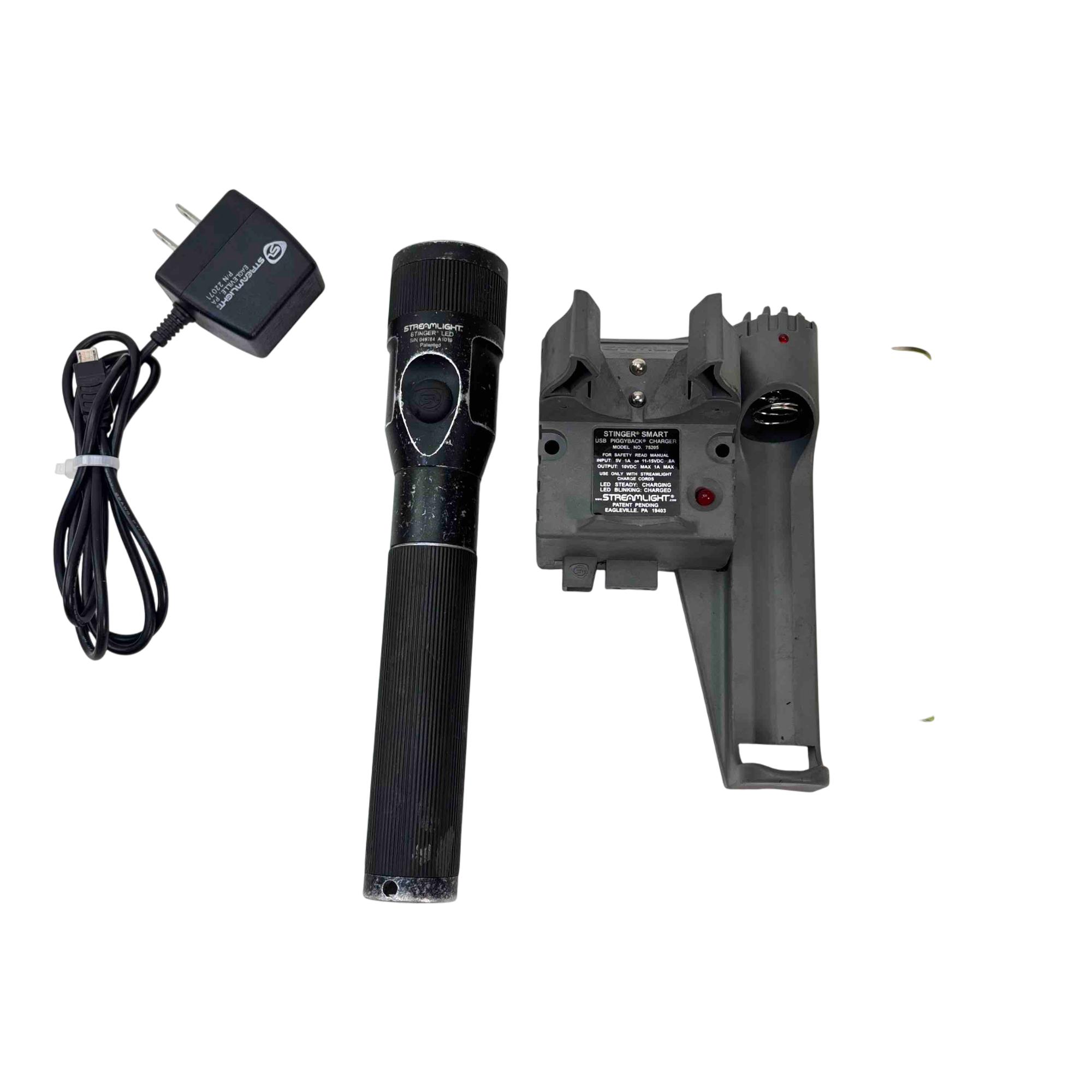 Streamlight 75205 Stinger PiggyBack Smart Charging LED Flashlight