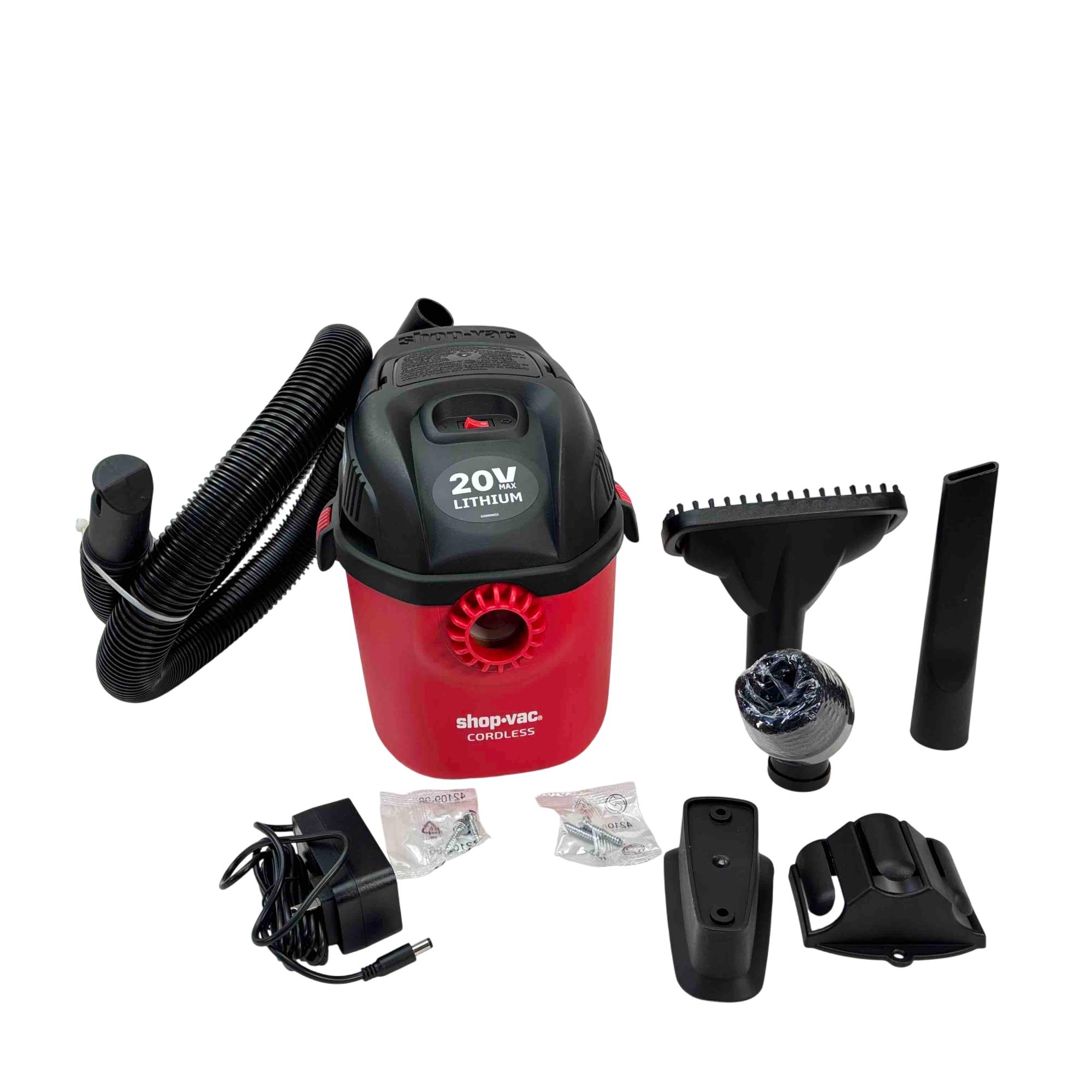 Shop-Vac SV5430081 20V MAX 1 Gallon Cordless Wet/Dry Vacuum - Red