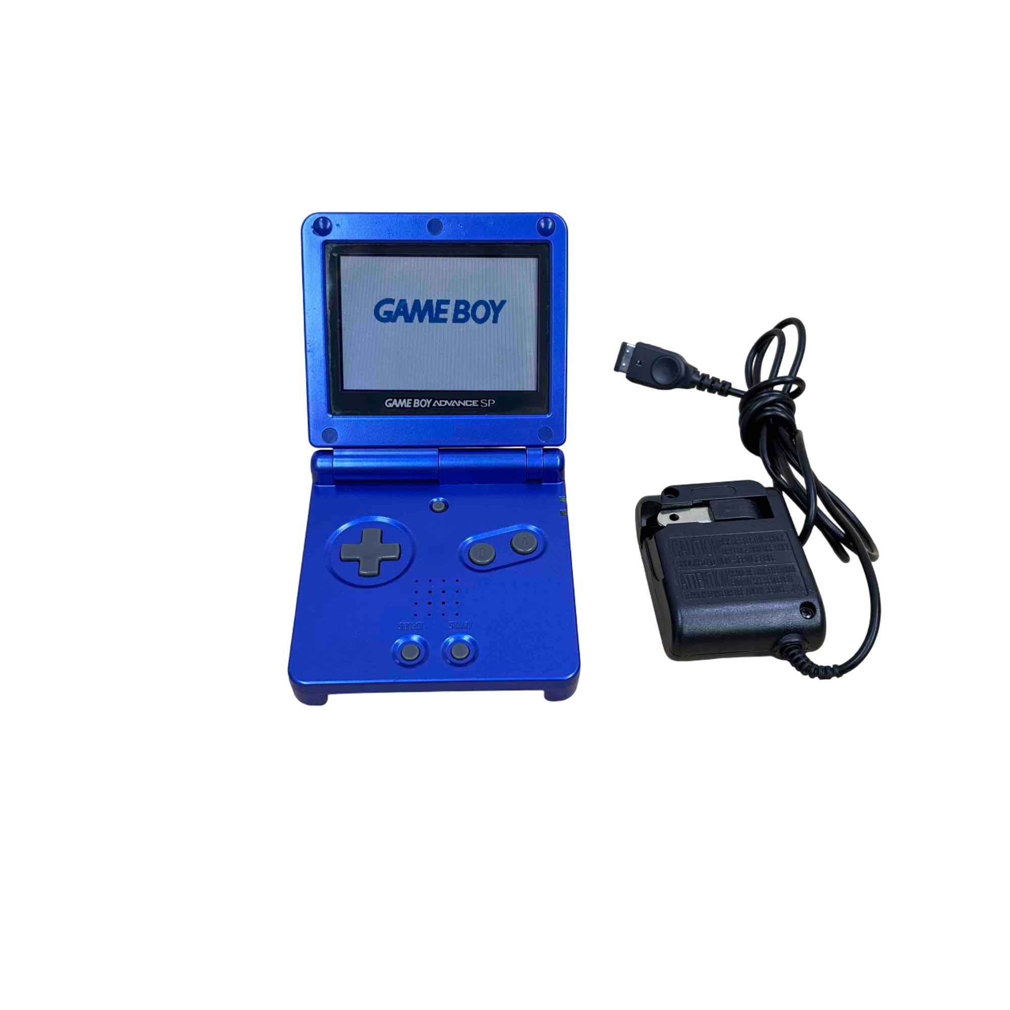 Nintendo Game Boy Advance SP Cobalt Blue AGS-001 Handheld Gaming Console