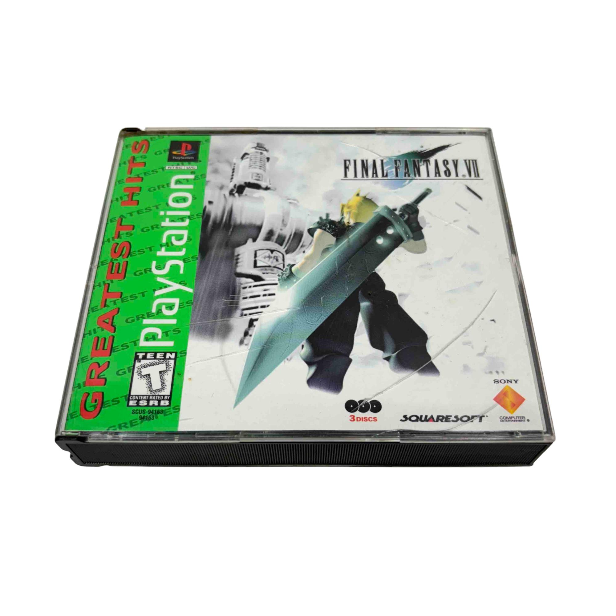 Squaresoft Final Fantasy VII Greatest Hits 3-Disc PlayStation Game Set