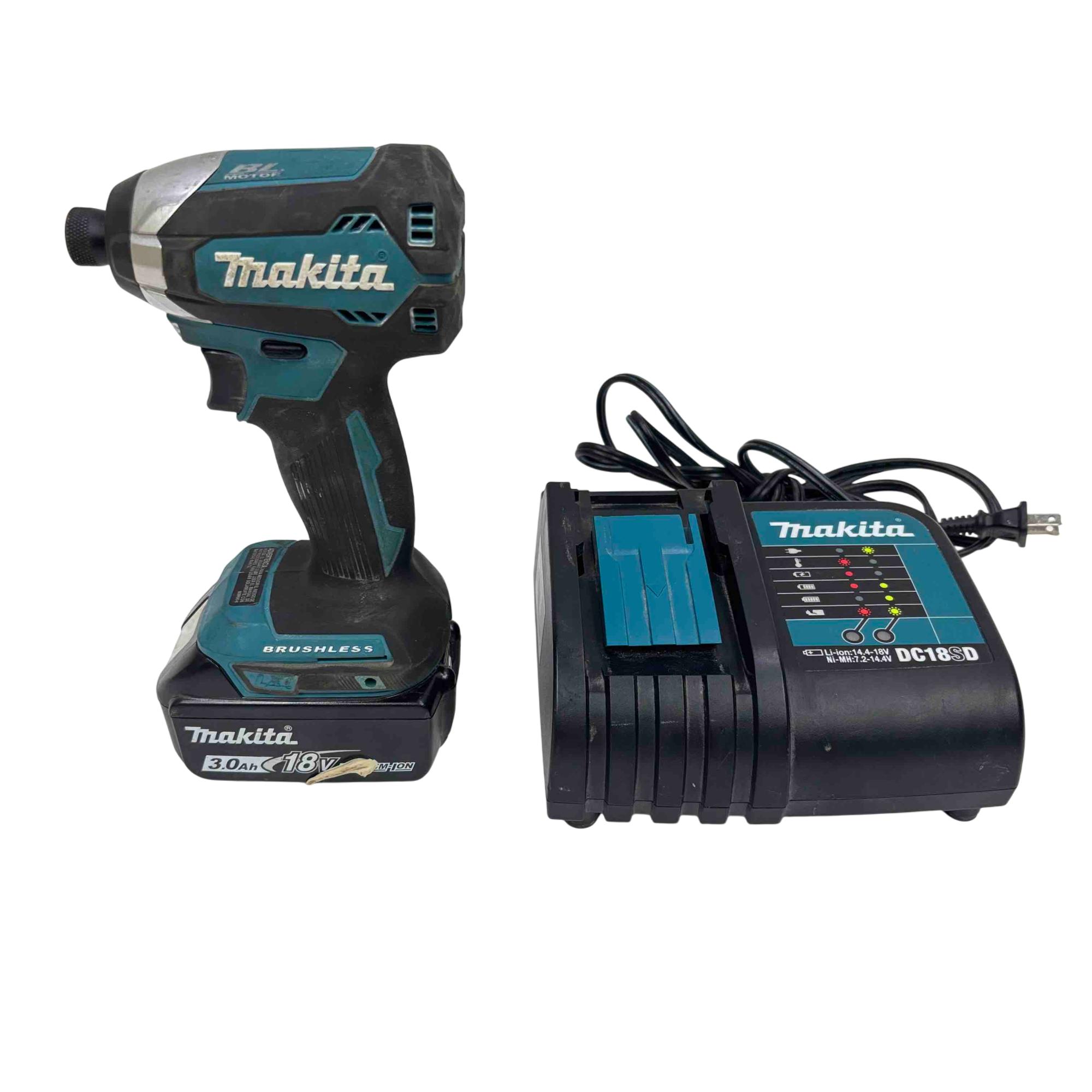 Makita 18V LXT XDT13 1/4" Brushless Cordless Impact Driver Kit