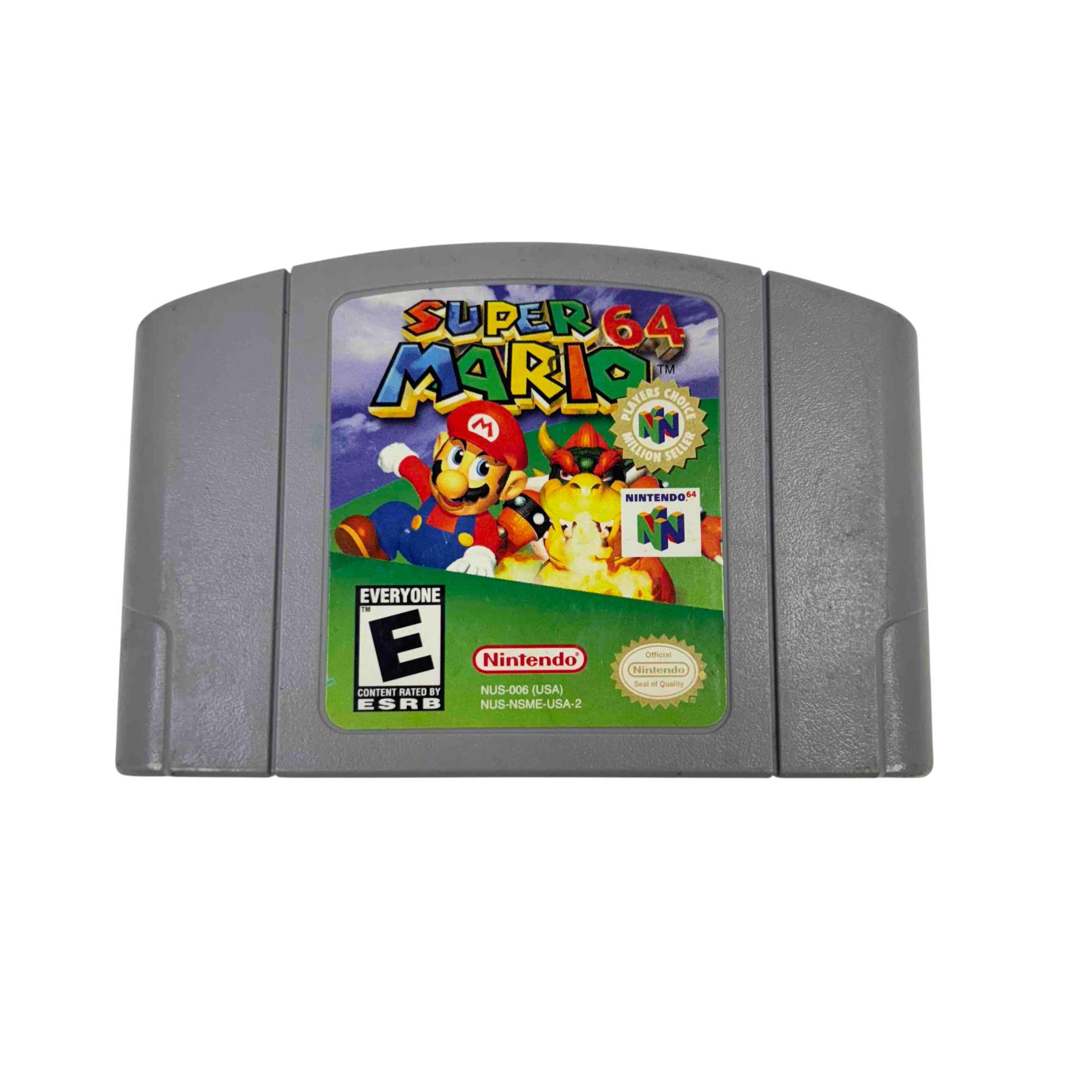 Nintendo Super Mario 64 NUS-NSME-USA-2 N64 Video Game Cartridge