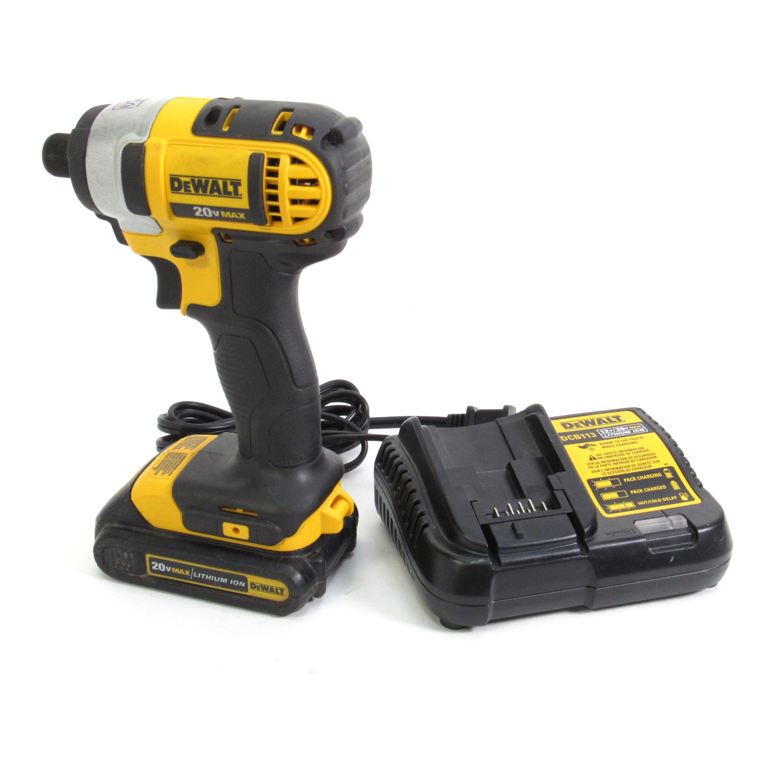 DeWalt DCF885 20V Lithium-ion 1/4'' Drive Cordless Impact Driver Kit