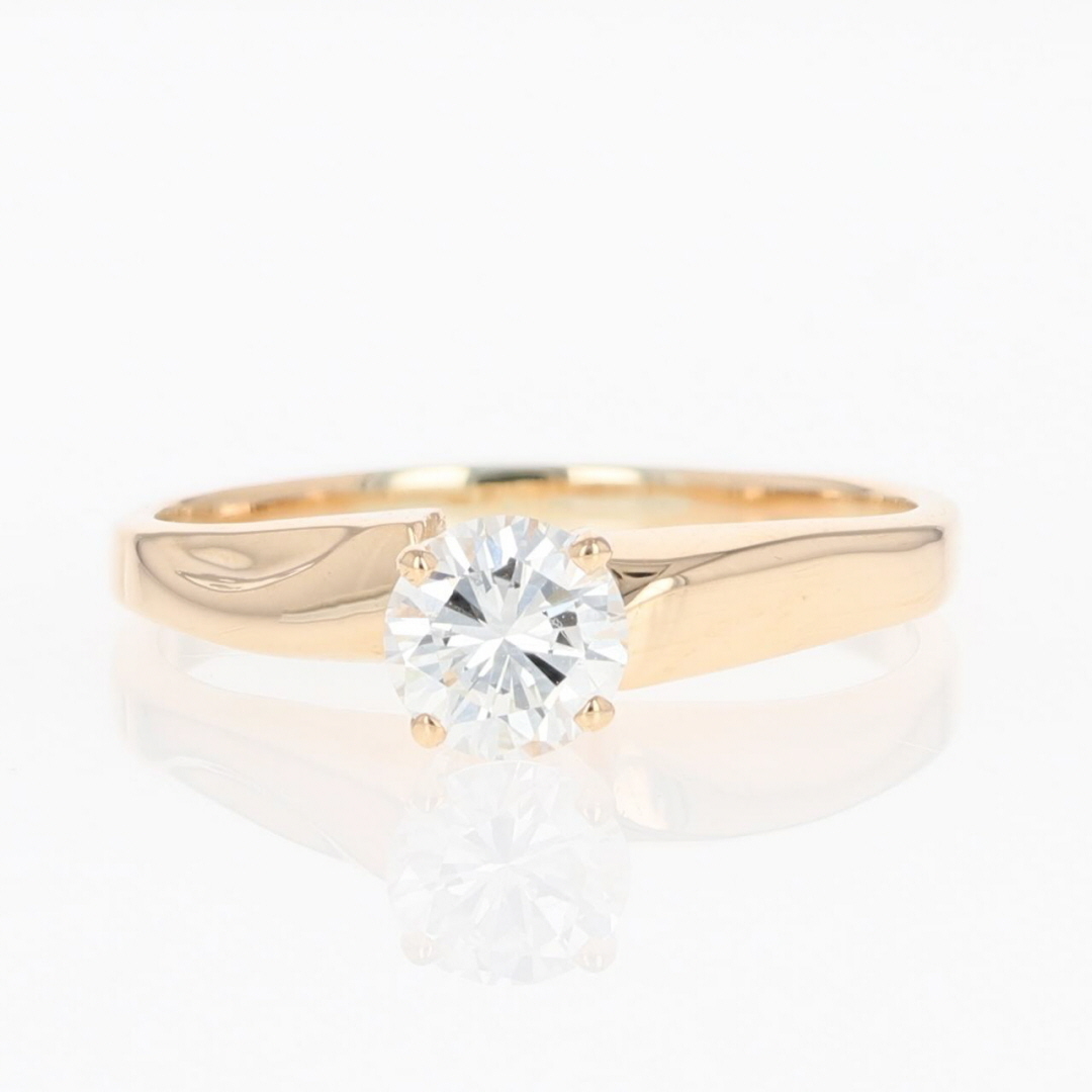 .62ct Round Cut Diamond Solitaire Engagement Ring 18k Yellow Gold Size 7.5