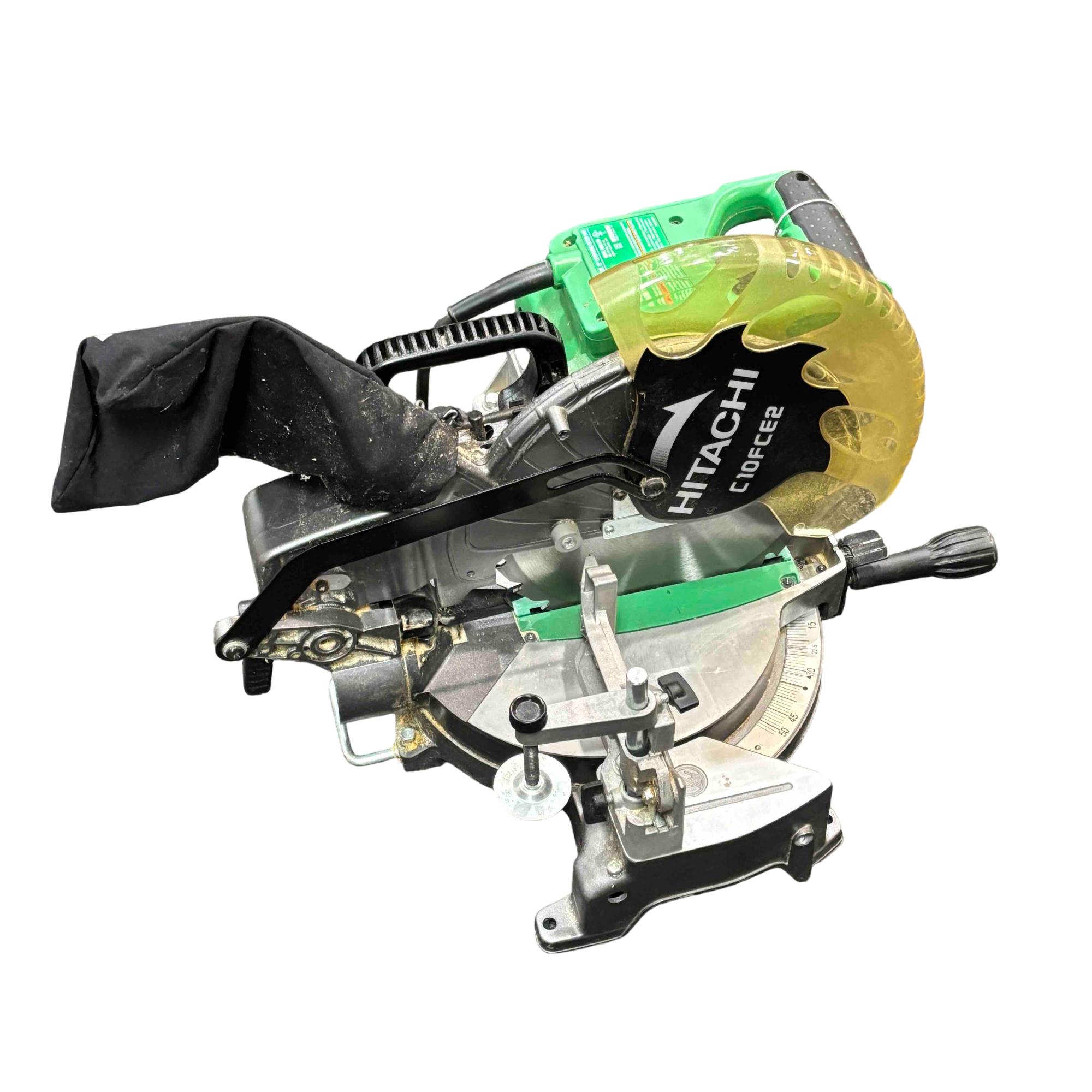 Ryobi TS1355LA 10 Compound Miter Saw w Adjustable Laser 15 Amp