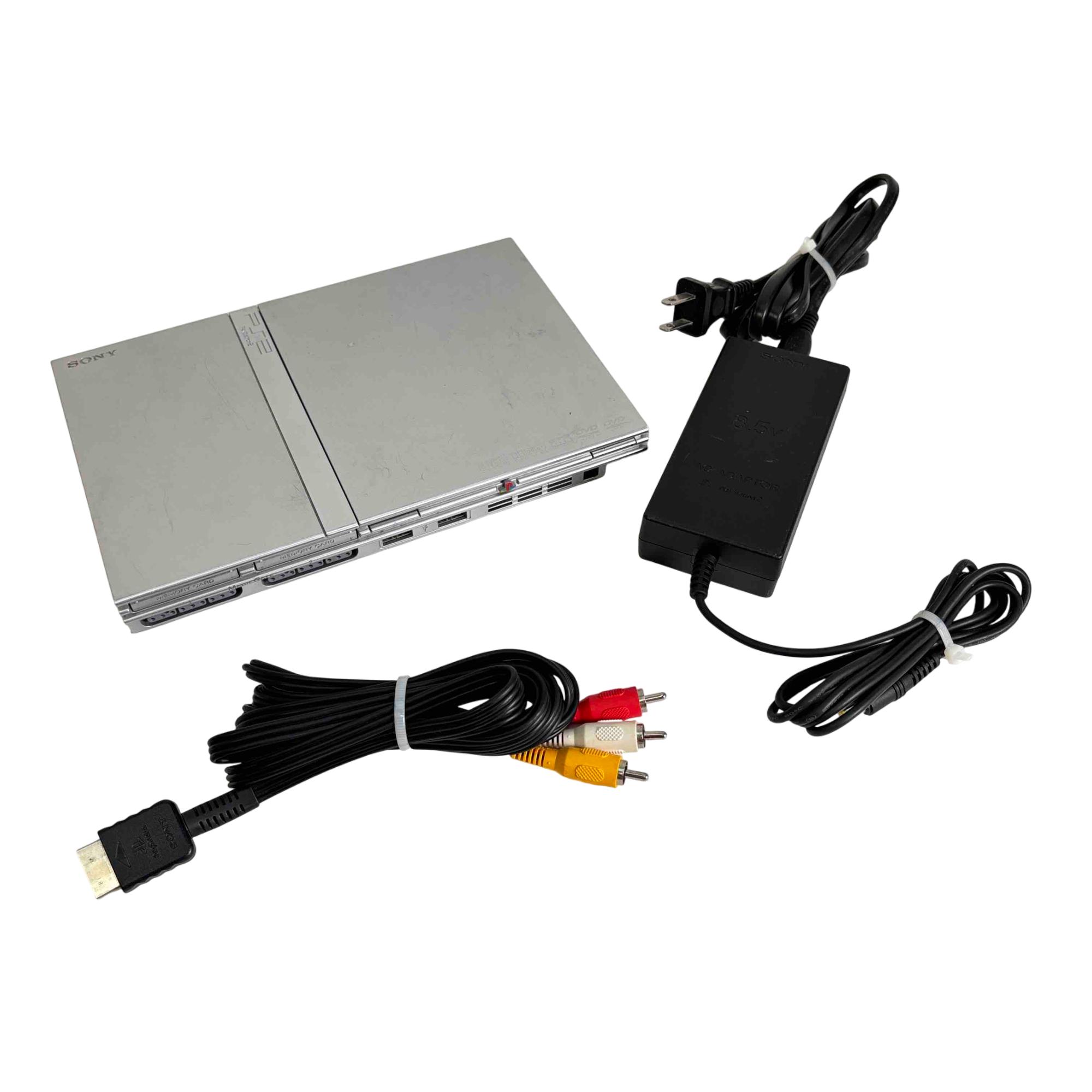 Sony SCPH-79001 PlayStation 2 Slim Video Game Console - Satin Silver