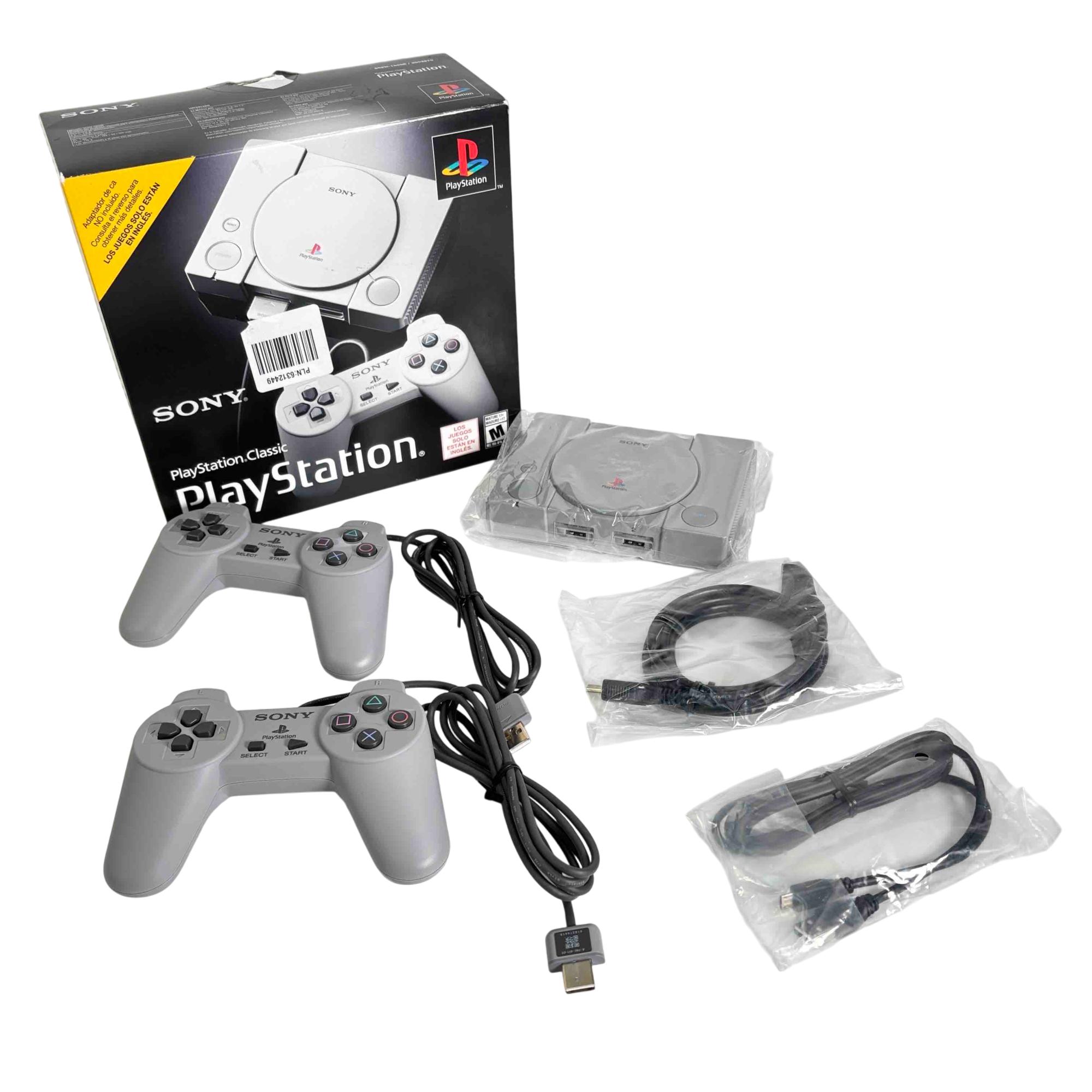 Sony PlayStation Classic SCPH-1000R Retro Video Game Console - Spanish Packaging