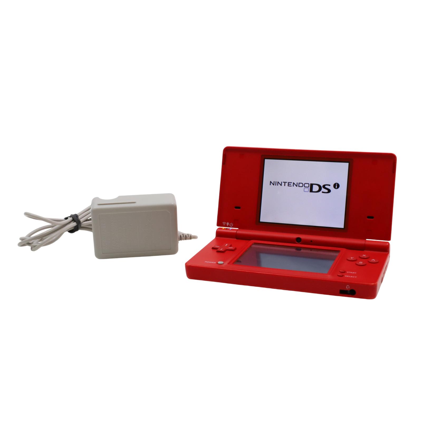 Nintendo DSi TWL-001 Dual-Screen Handheld Video Game System - Red (7151)
