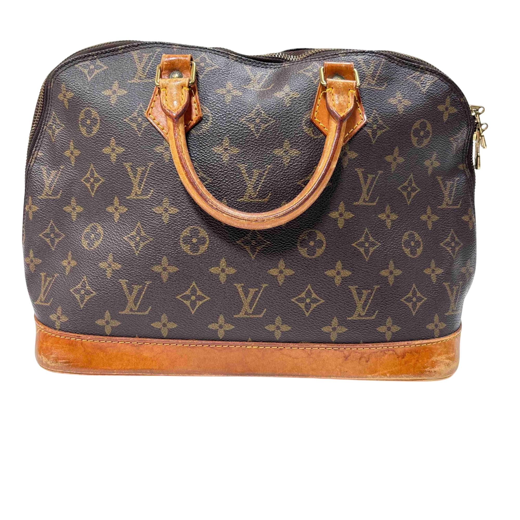 Louis Vuitton Alma PM Monogram Canvas Handbag - Made in France