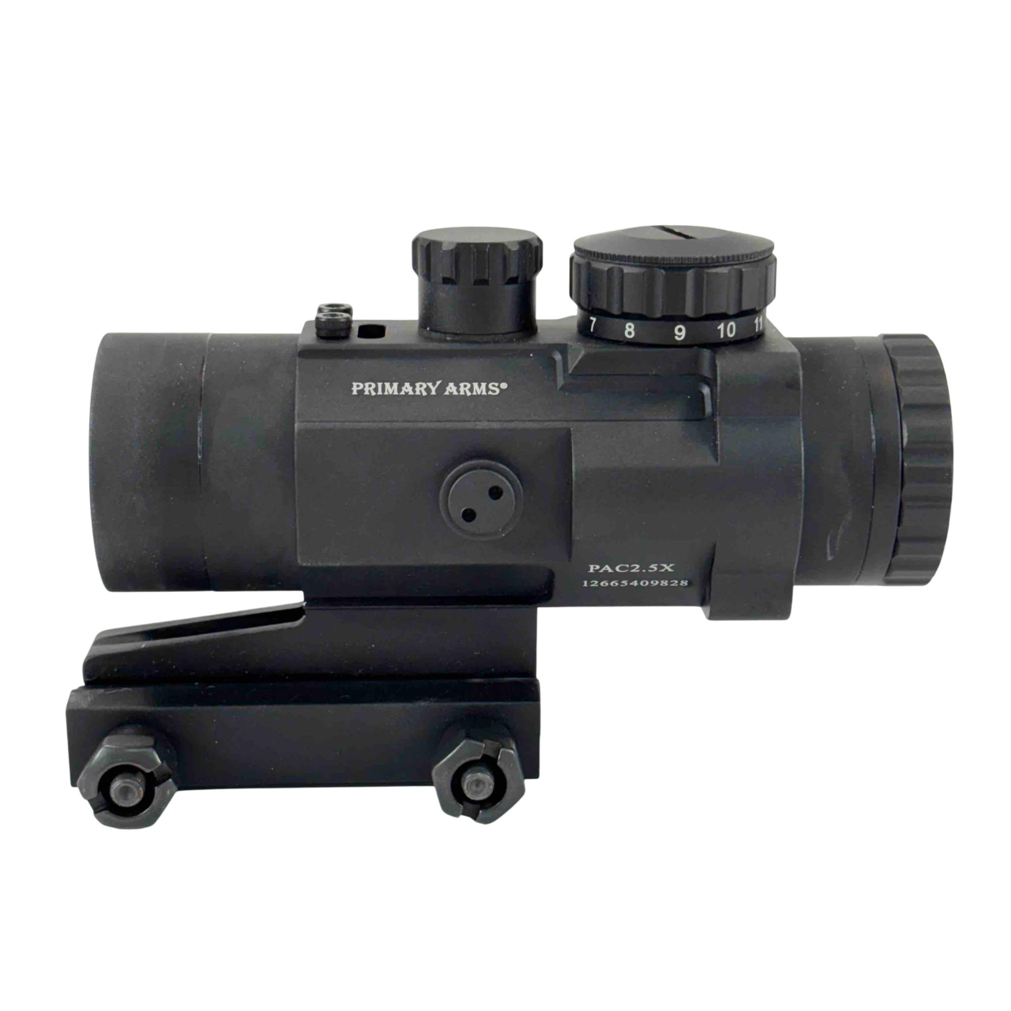 Primary Arms PAC2.5X Illuminated ACSS CQB-M Reticle Compact Prism Sight