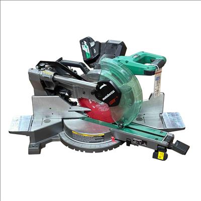 Metabo HPT C3610DRA 36V 10" Dual Bevel Sliding Miter Saw LOCAL PICKUP