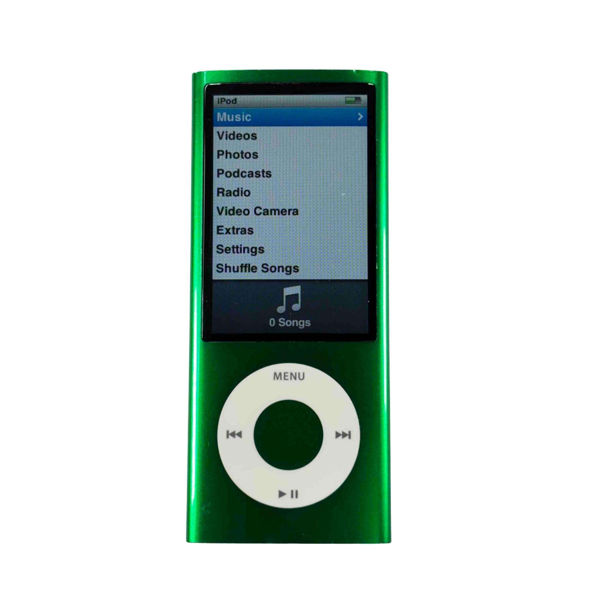 Apple iPod nano 5th Gen MC040LL Camera 8GB 2.2" Green MP3 Player
