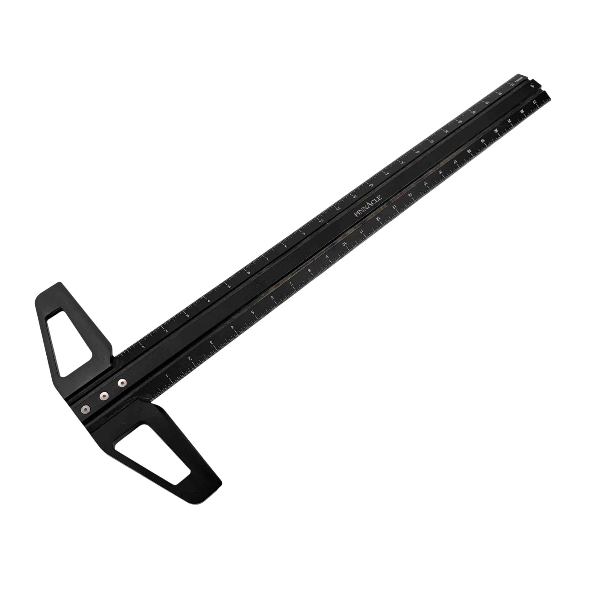 Pinnacle 24-Inch Black Metal T-Square Rule