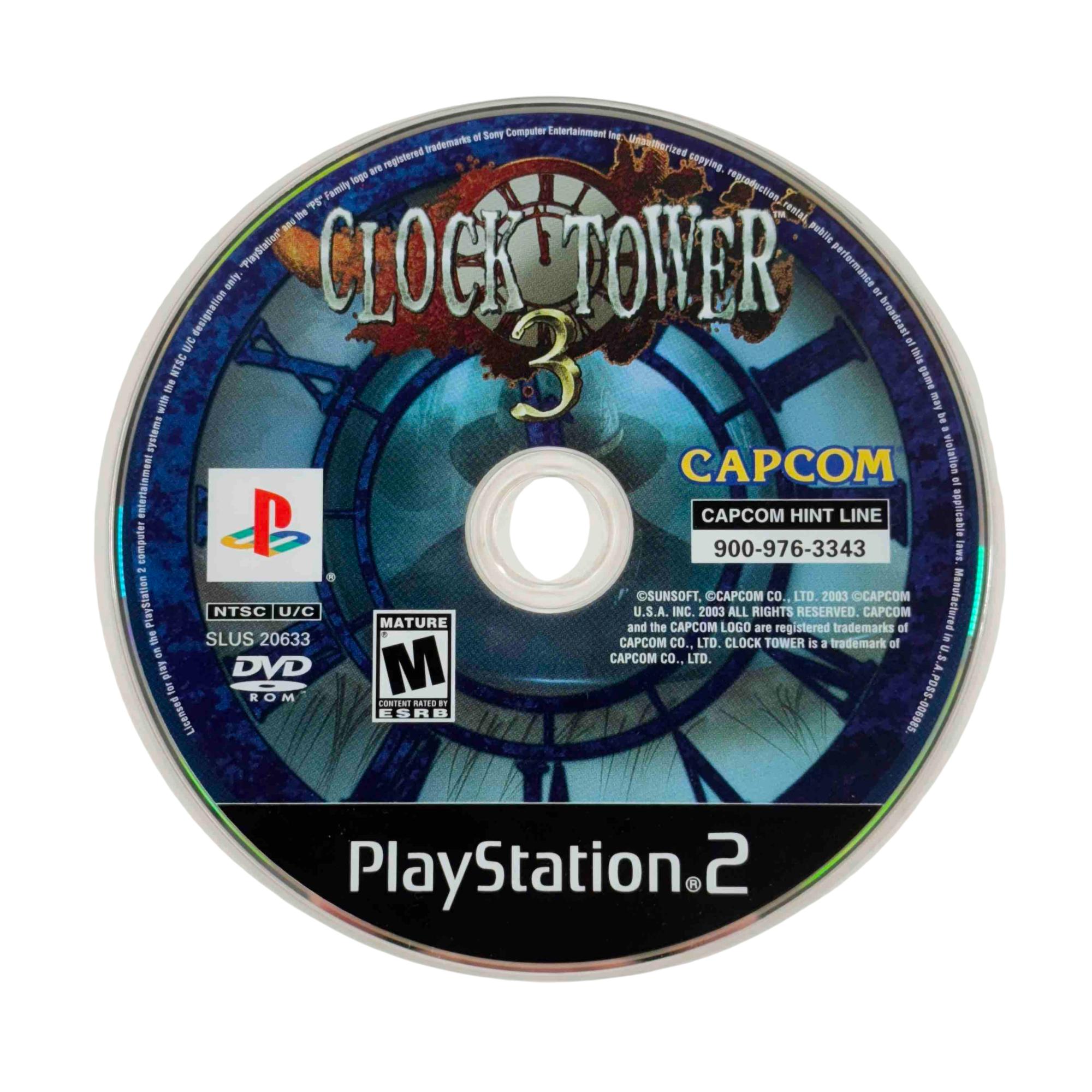 Clock Tower 3 Video Game for the Sony PlayStation 2