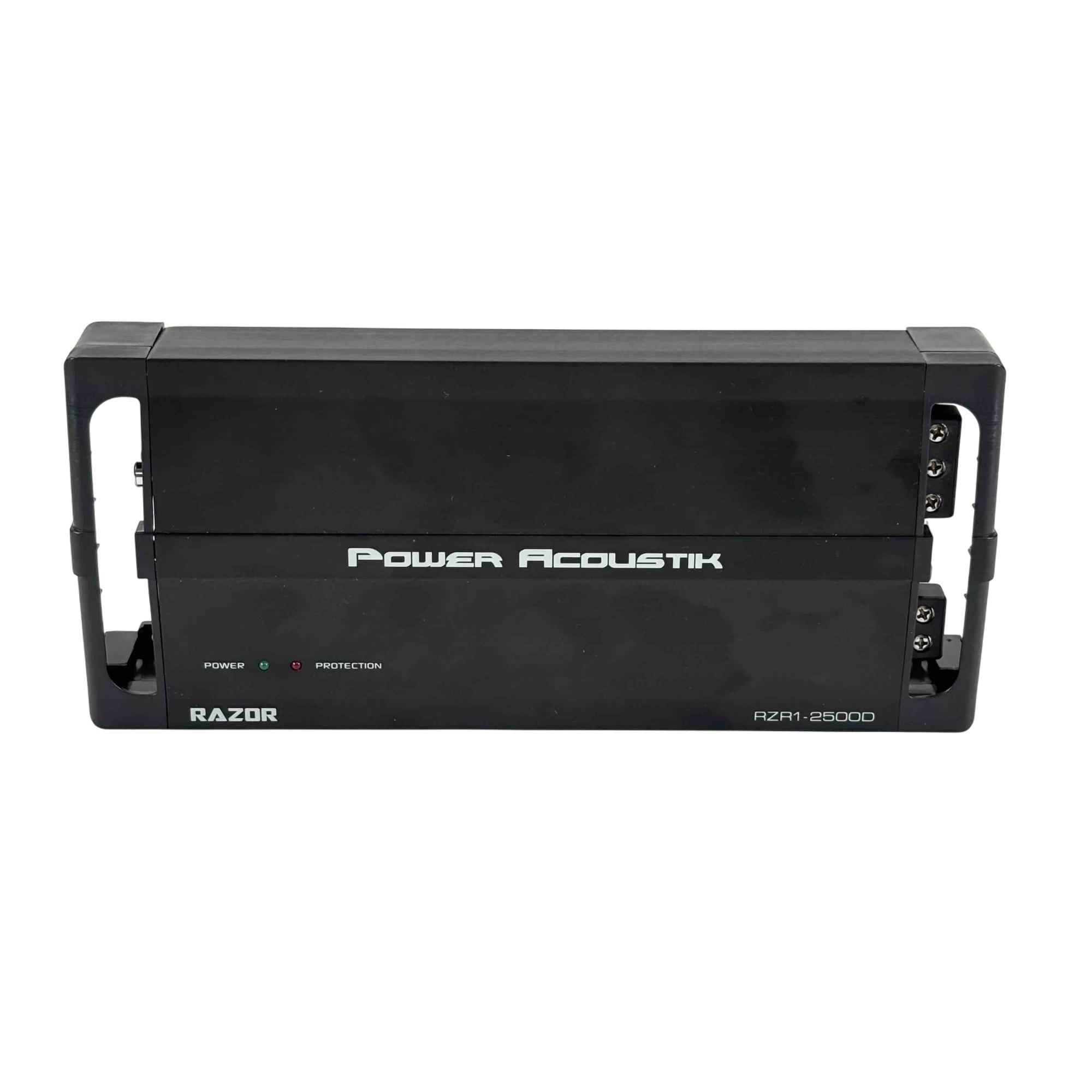Power Acoustik RAZOR RZR1-2500D Monoblock 2-Ohm Stable 1-Ch. Car Audio ...