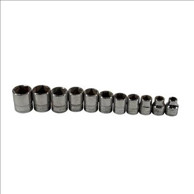 Snap-on Tools 11pc 3/8" Drive 6-Point Metric Flank Drive Shallow Socket Set