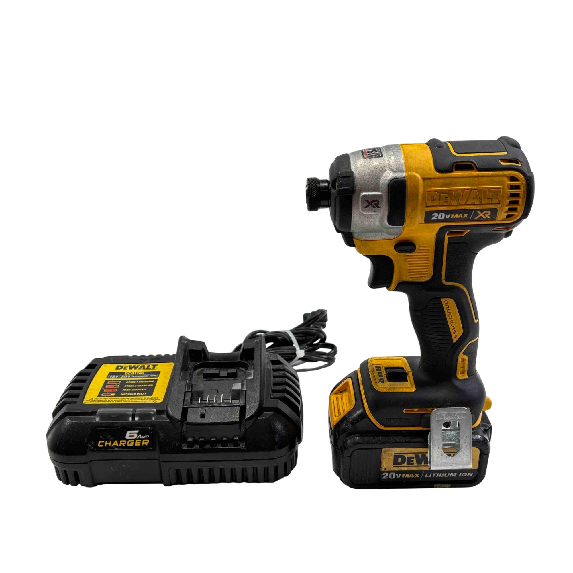 DeWalt DCF887 20V MAX XR Brushless Cordless 1/4" Impact Driver Kit